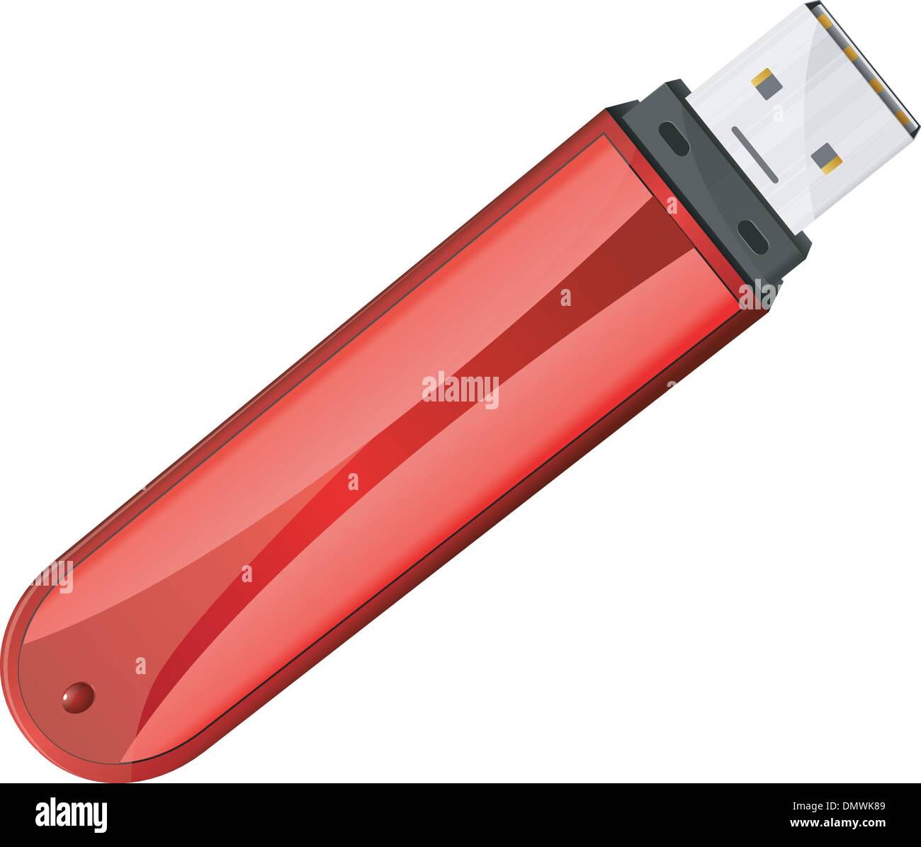 USB flash drive. Vector Stock Vector Image & Art - Alamy