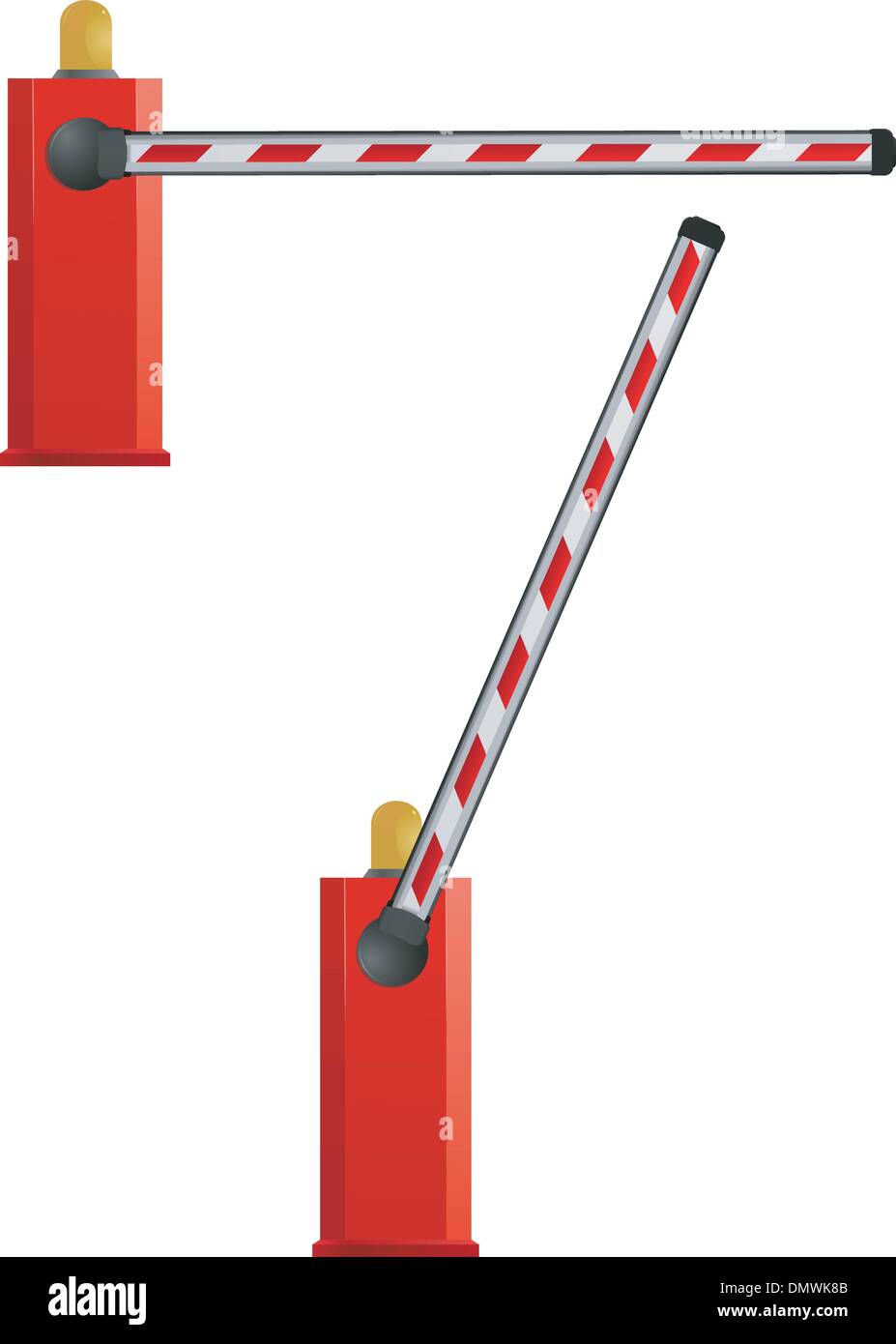 Customs barrier Stock Vector Images - Alamy