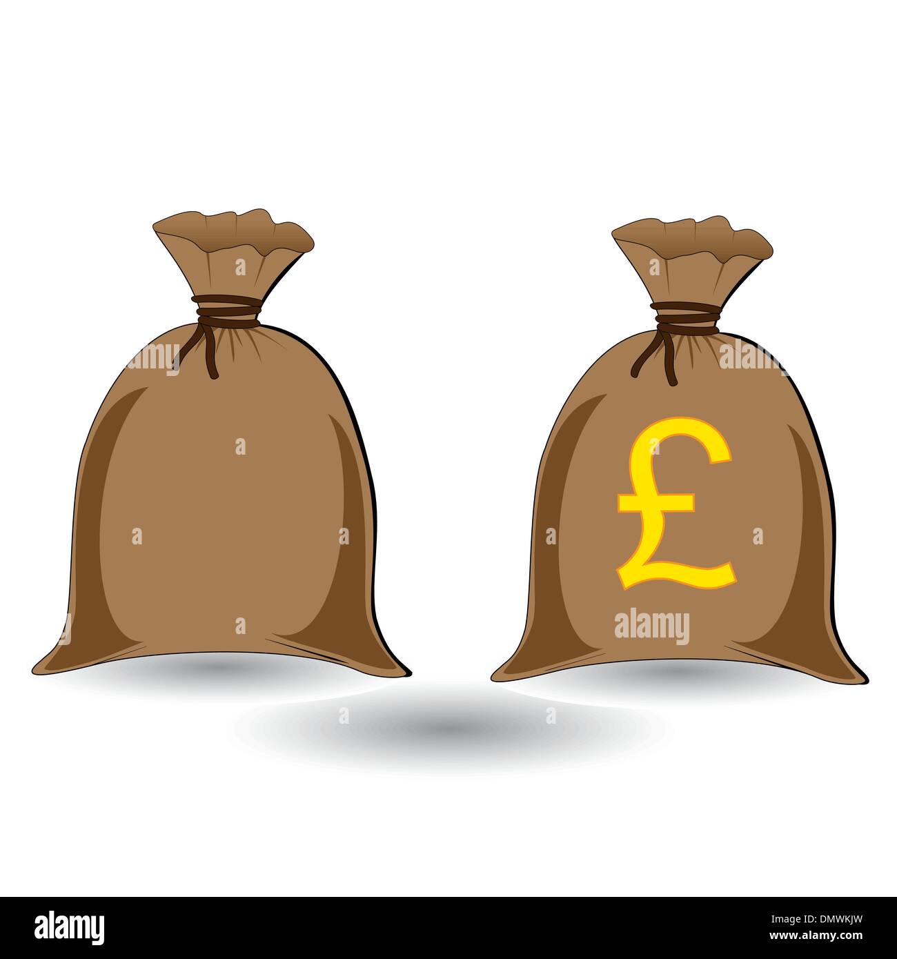 vector of three full money sacks Stock Vector Image & Art - Alamy