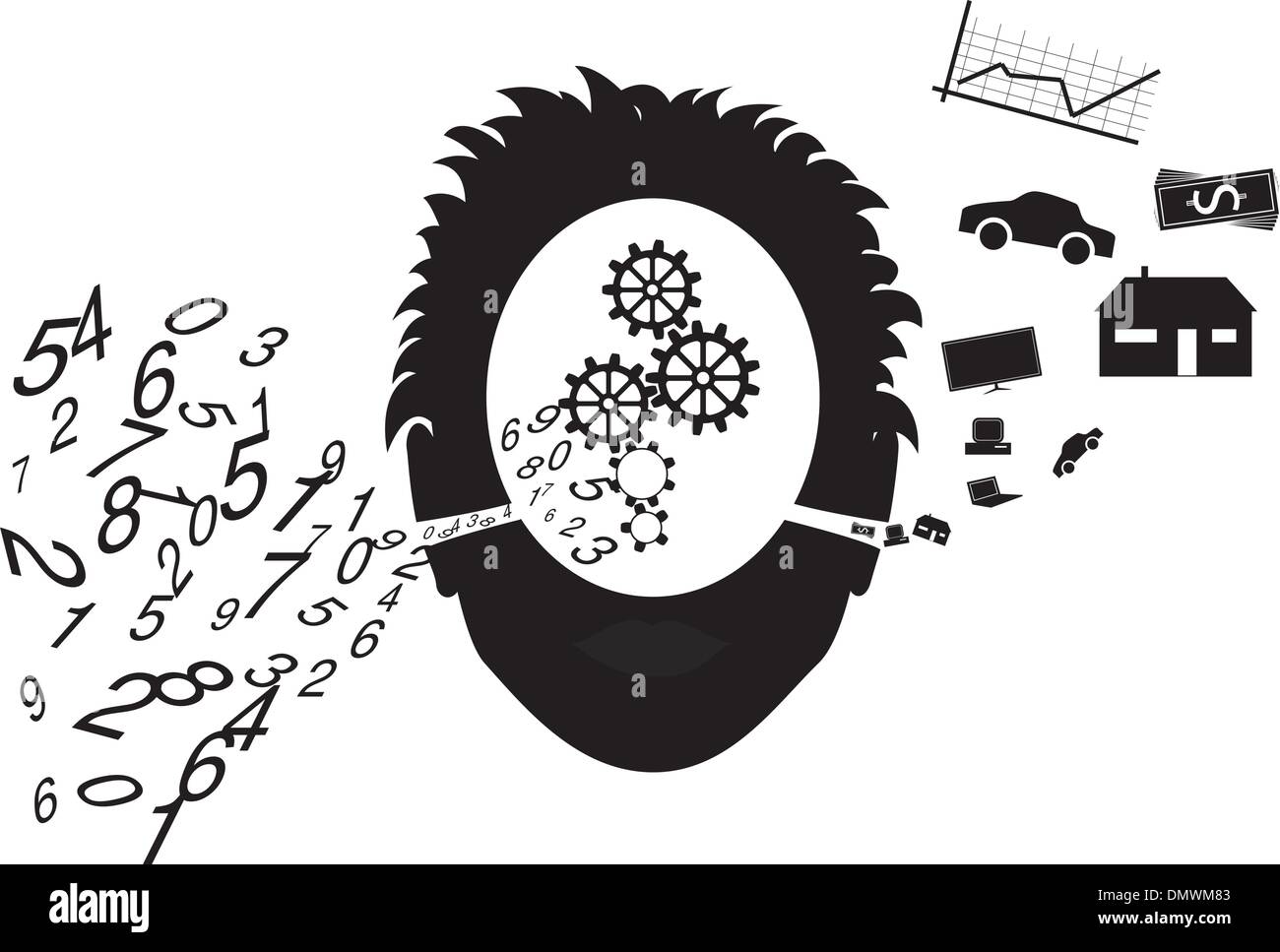 Research mathematician Stock Vector Images - Alamy