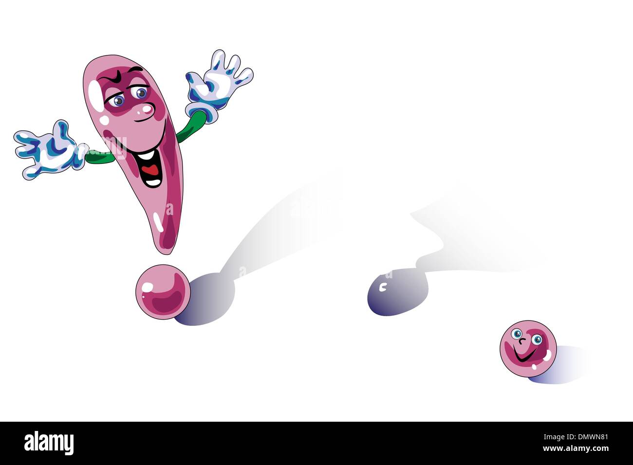 Exclamation mark symbol on Stock Vector Images - Alamy