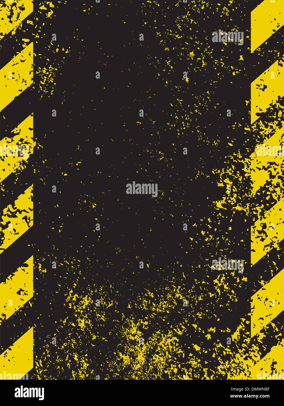 A grungy and worn hazard stripes texture. EPS 8 Stock Vector Image ...