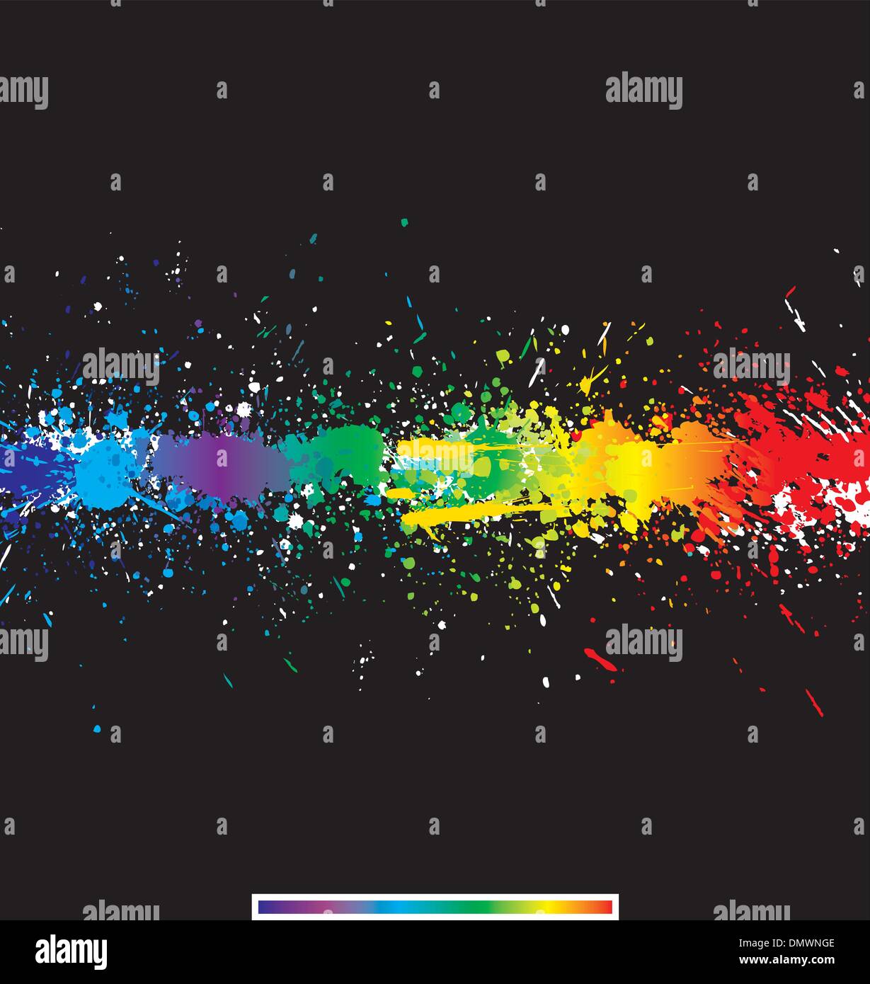 Color paint splashes. Gradient vector background Stock Vector Image ...