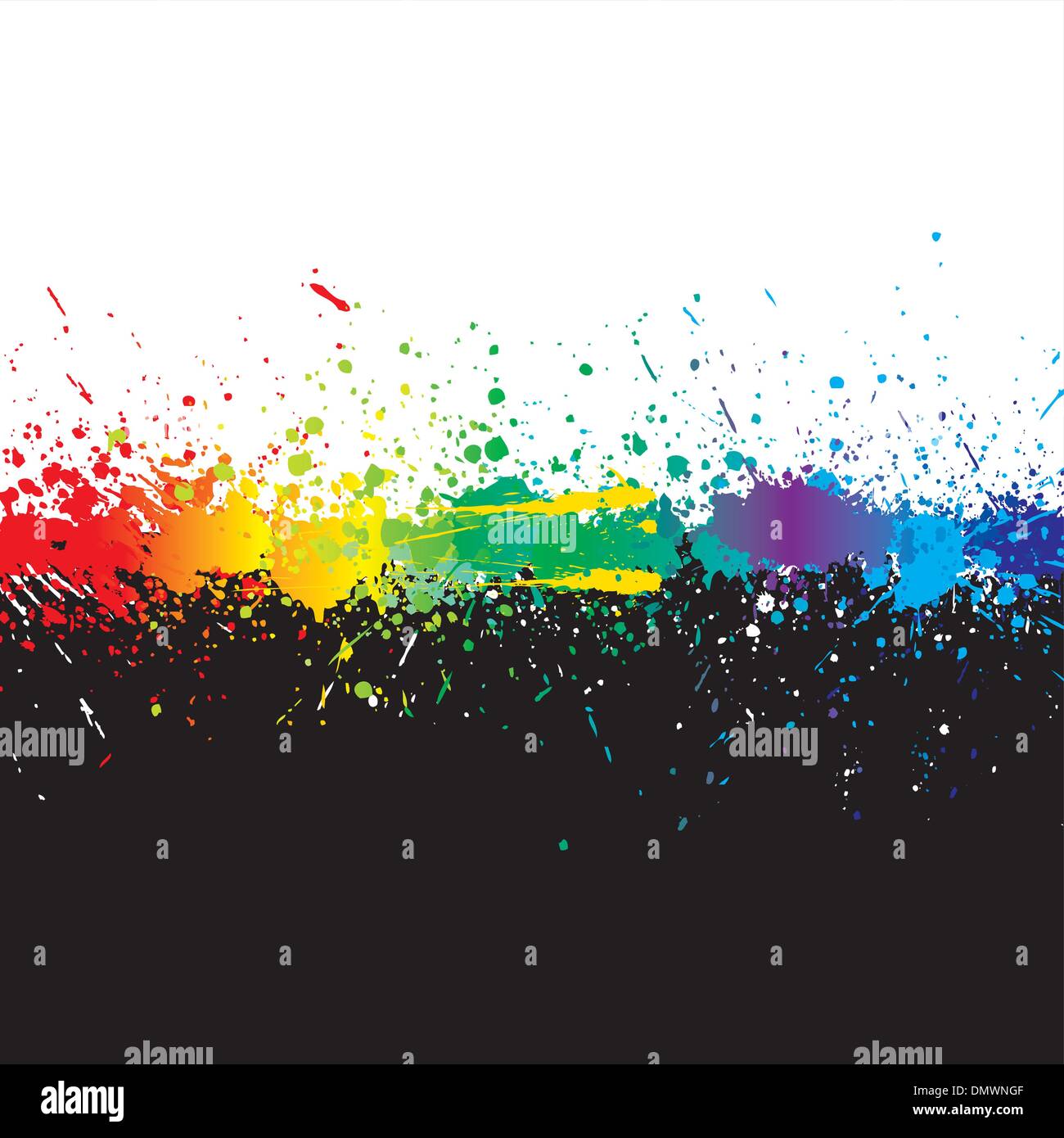Color paint splashes. Gradient vector background Stock Vector Image ...