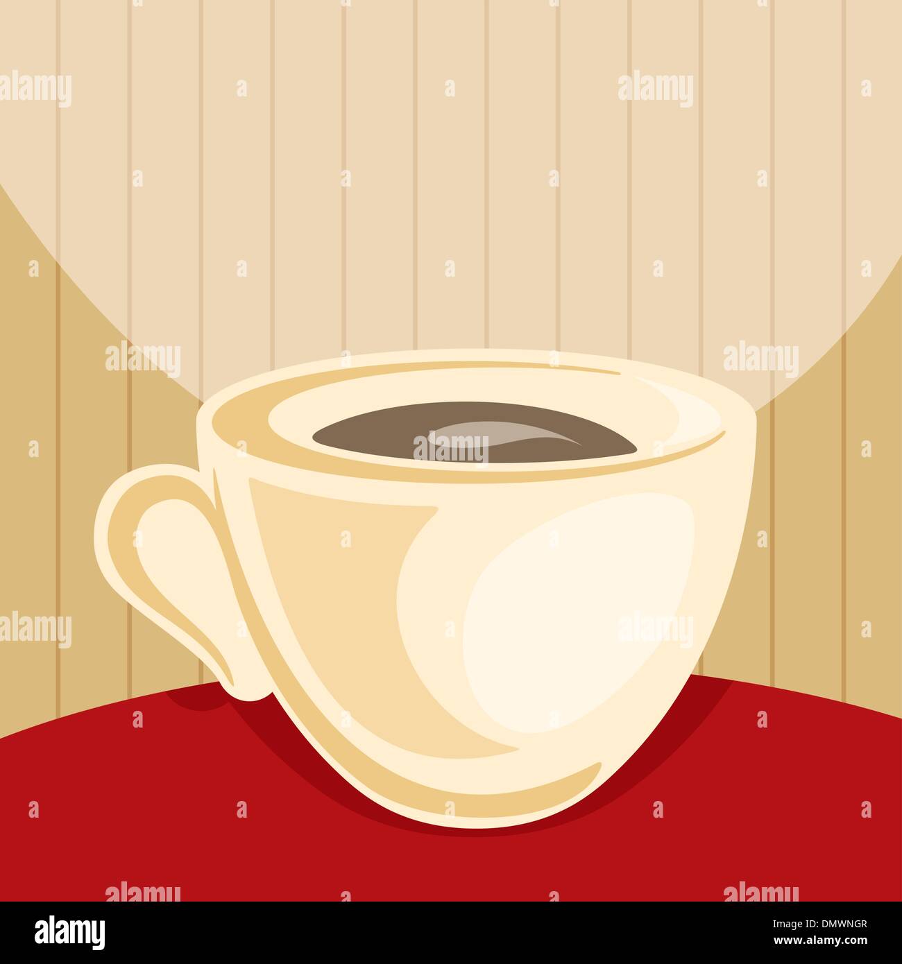 Red coffee Stock Vector Images - Alamy