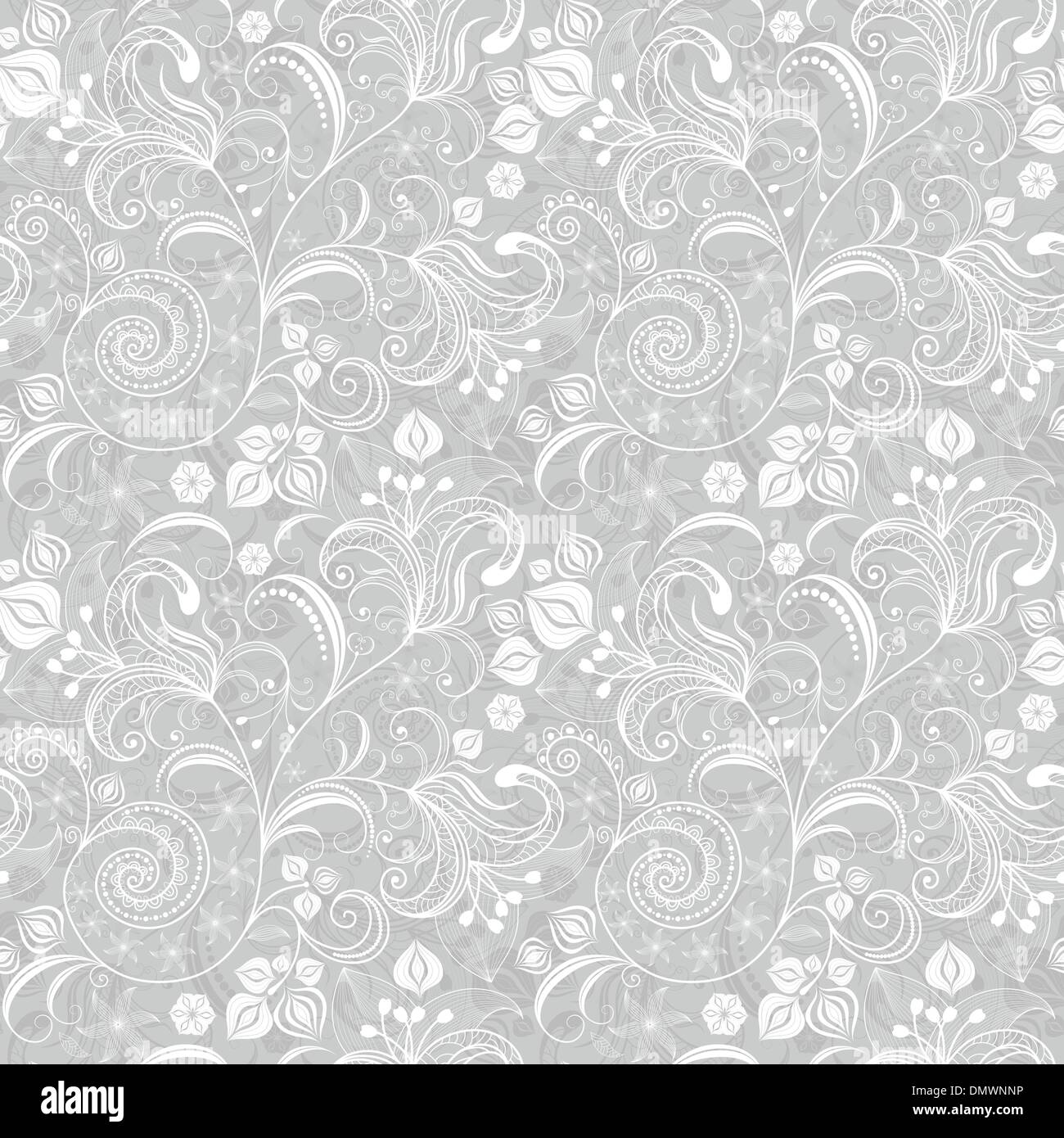 Leaf pattern gray hi-res stock photography and images - Alamy