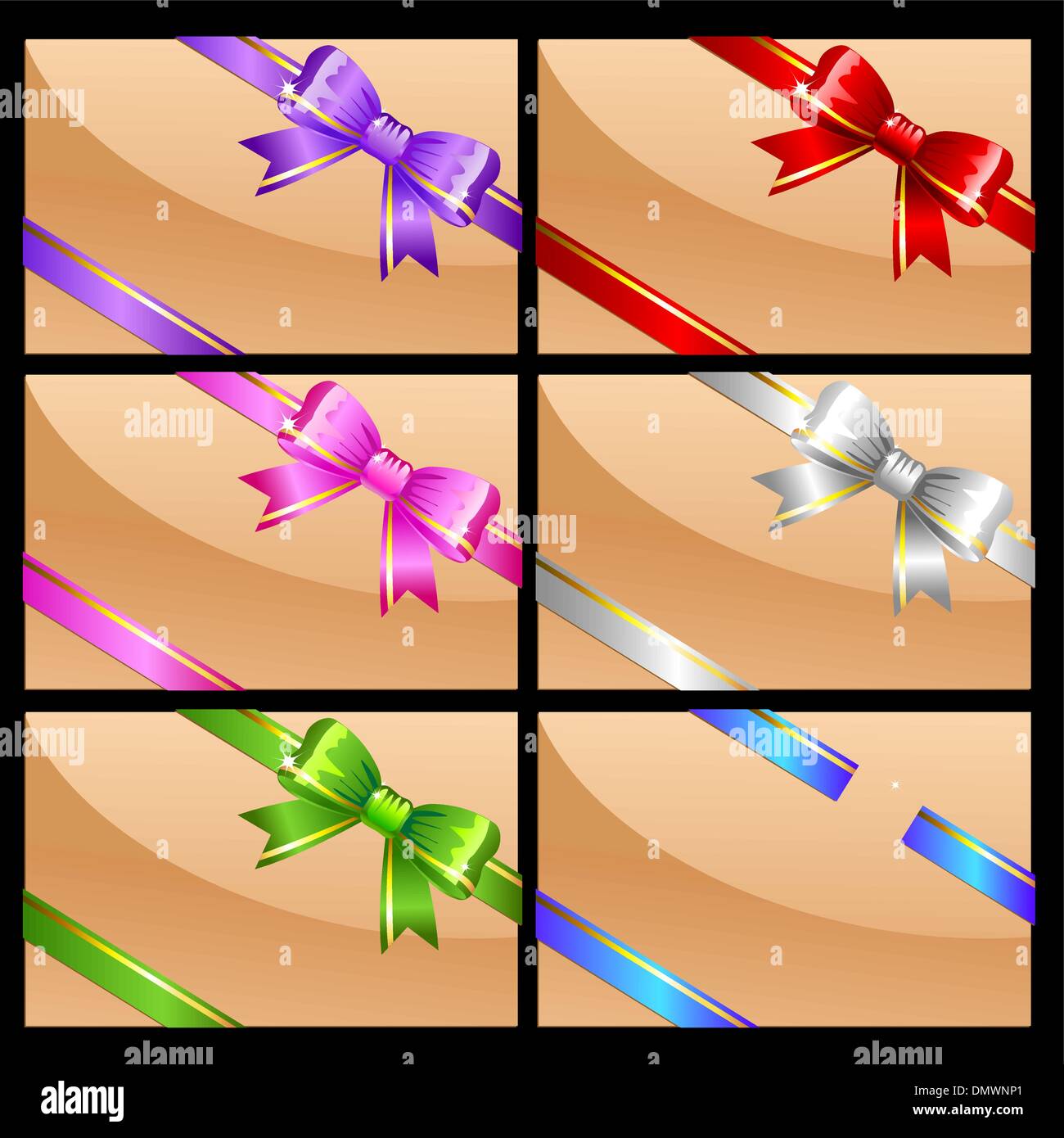 Set birthday greeting cards Stock Vector Images - Alamy