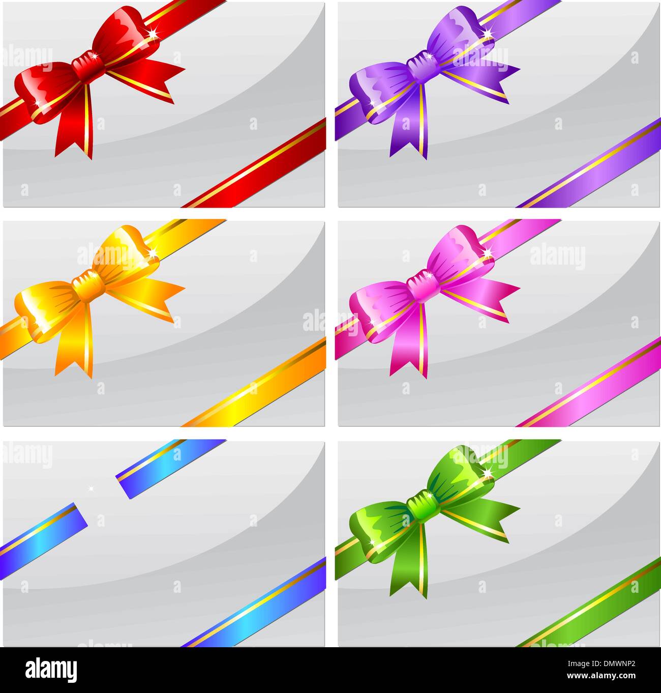 Bows box satin Stock Vector Images - Alamy
