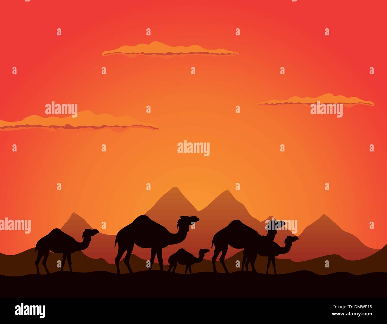 Small camel Stock Vector Images - Alamy
