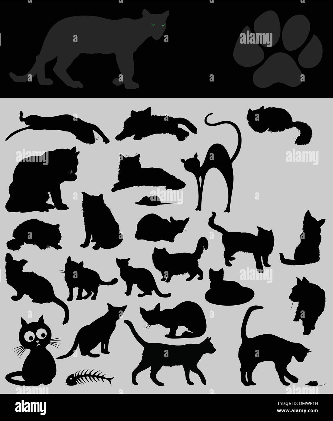 Collection of cats Stock Vector Image & Art - Alamy
