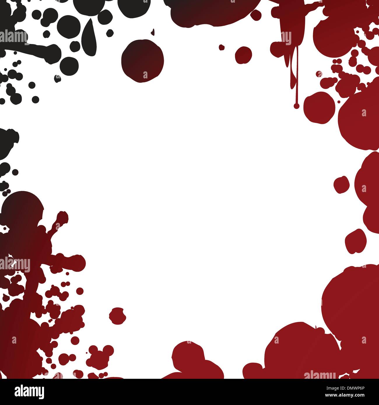 blood splash frame Stock Vector Image & Art - Alamy