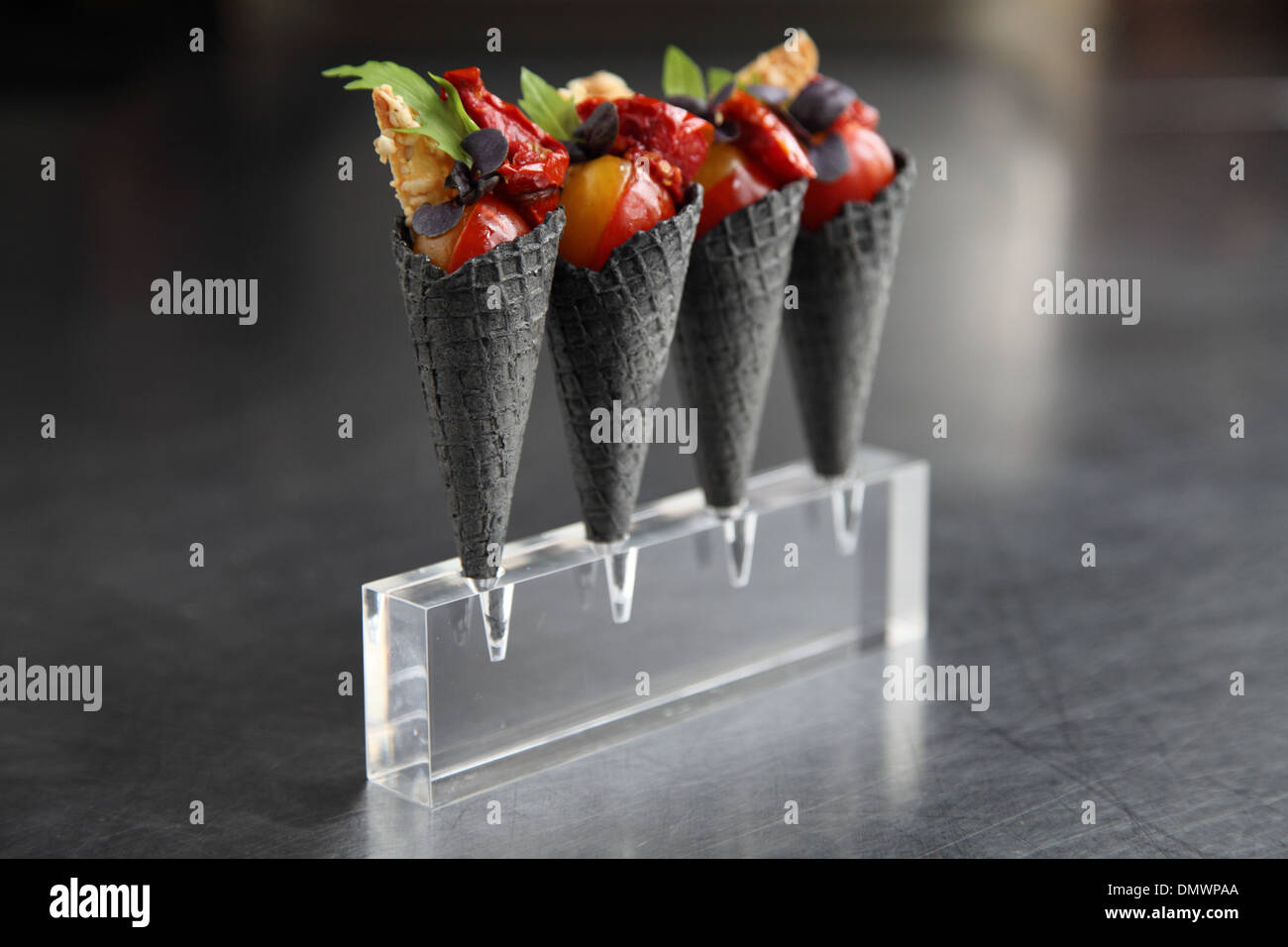 Selection elegant canapes hi-res stock photography and images - Alamy