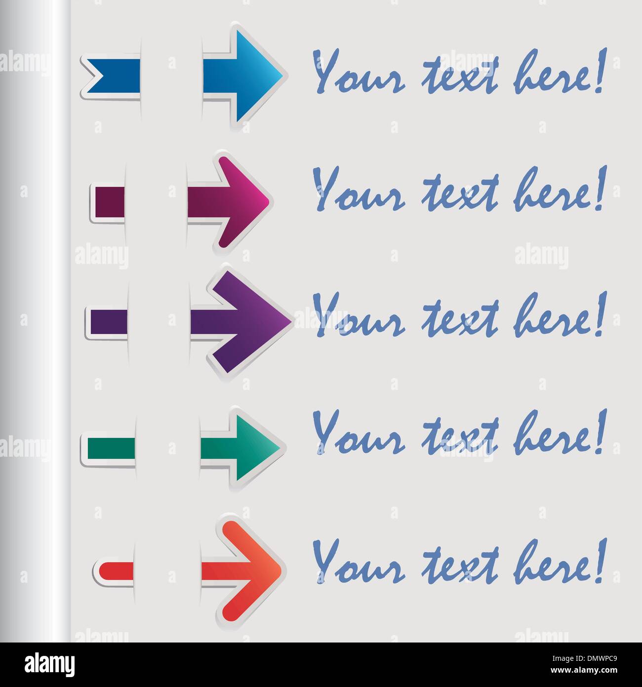 vector arrows set Stock Vector Image & Art - Alamy