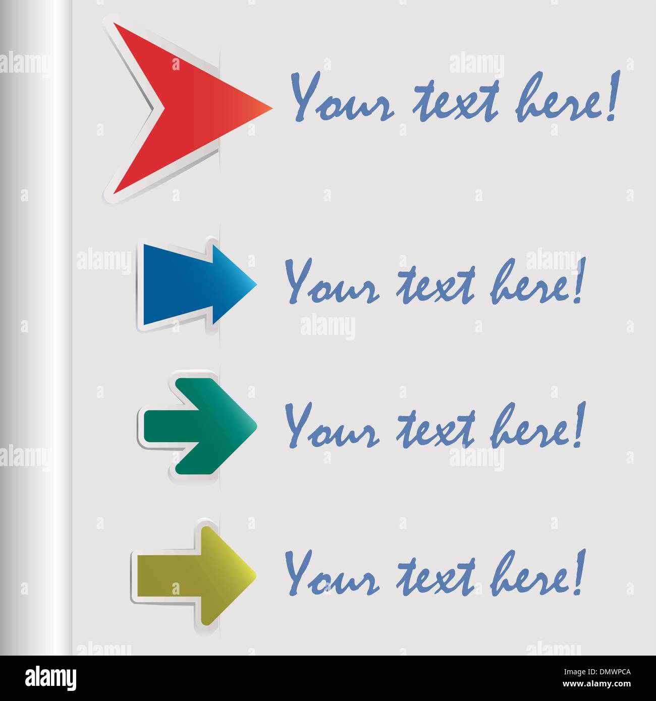 vector arrows set Stock Vector Image & Art - Alamy