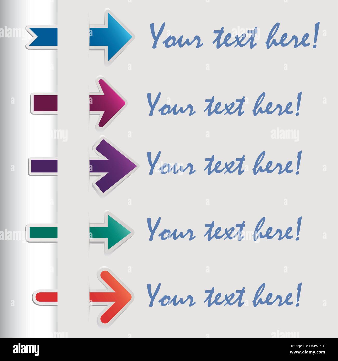 vector arrows set Stock Vector Image & Art - Alamy