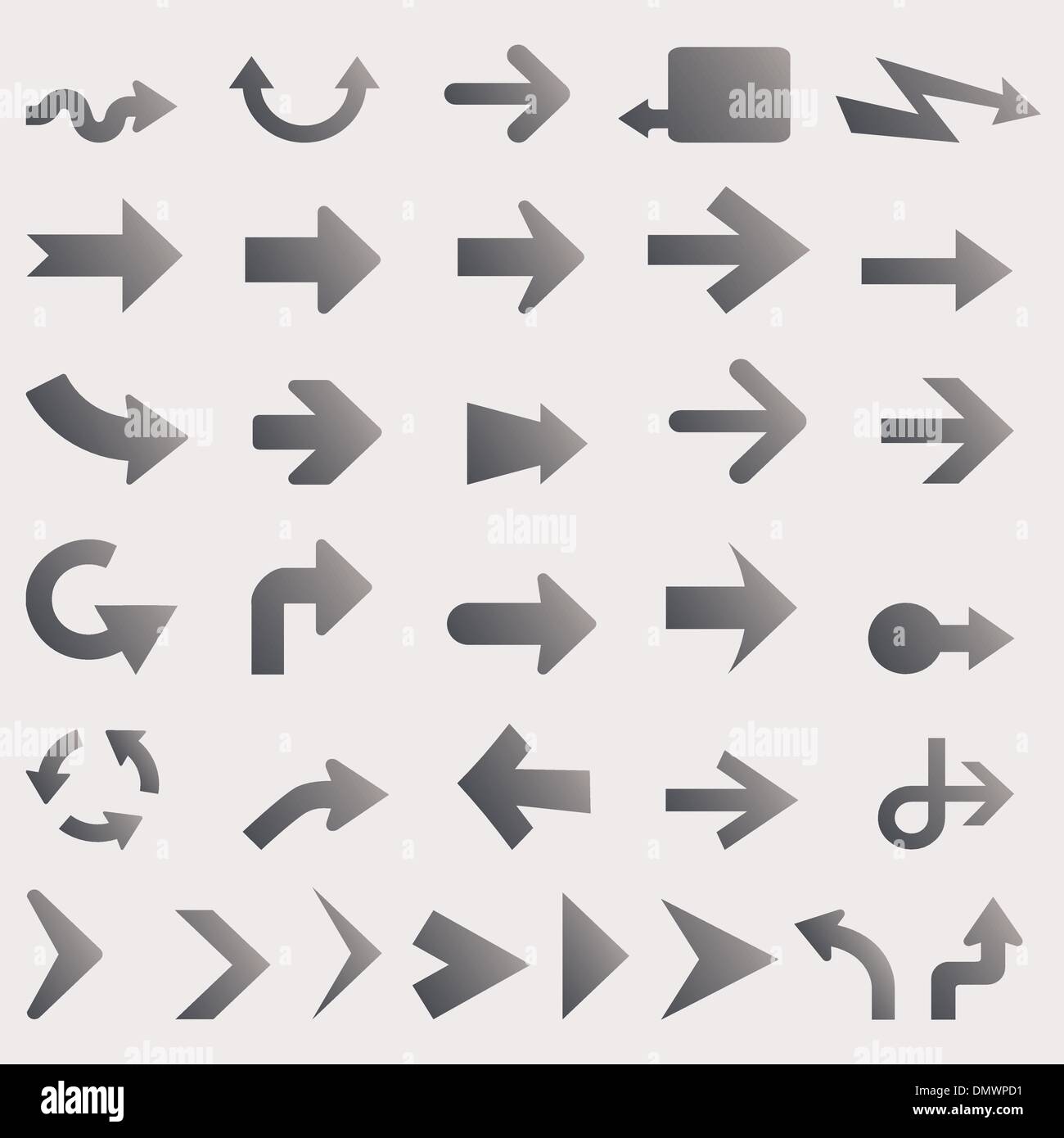 vector arrows set Stock Vector Image & Art - Alamy