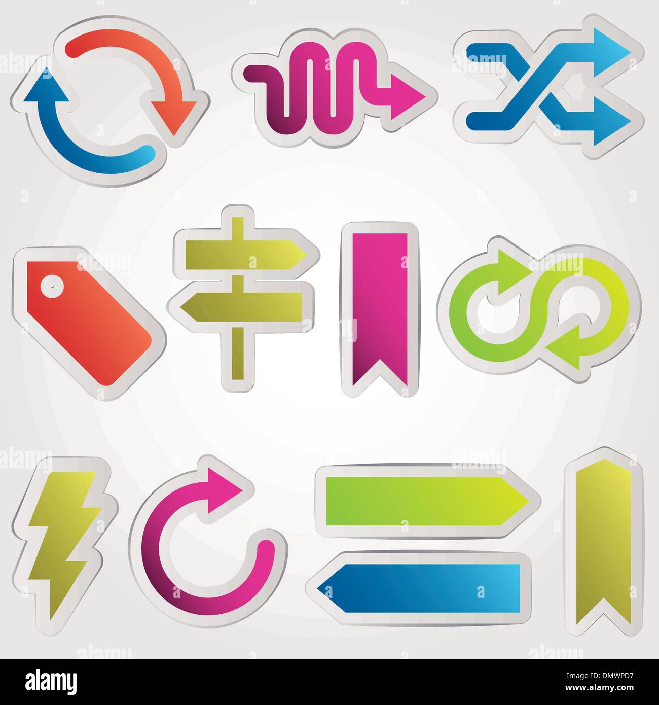 vector arrows set Stock Vector Image & Art - Alamy