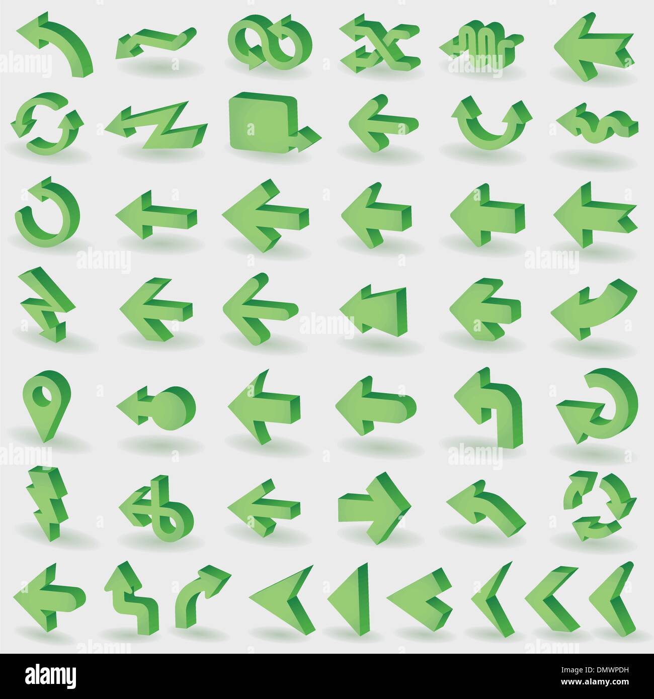 vector arrows set Stock Vector Image & Art - Alamy