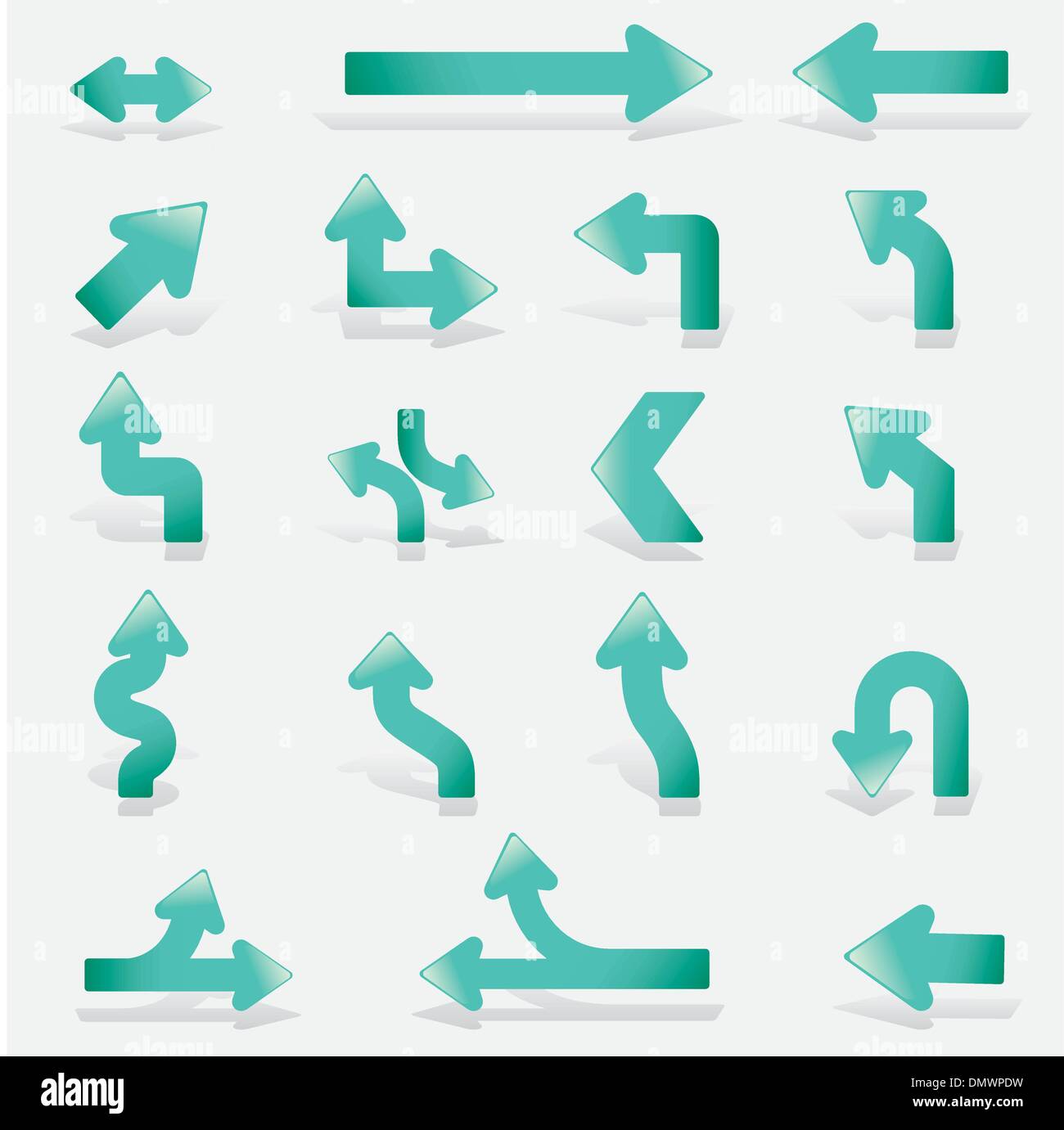 vector arrows set Stock Vector Image & Art - Alamy