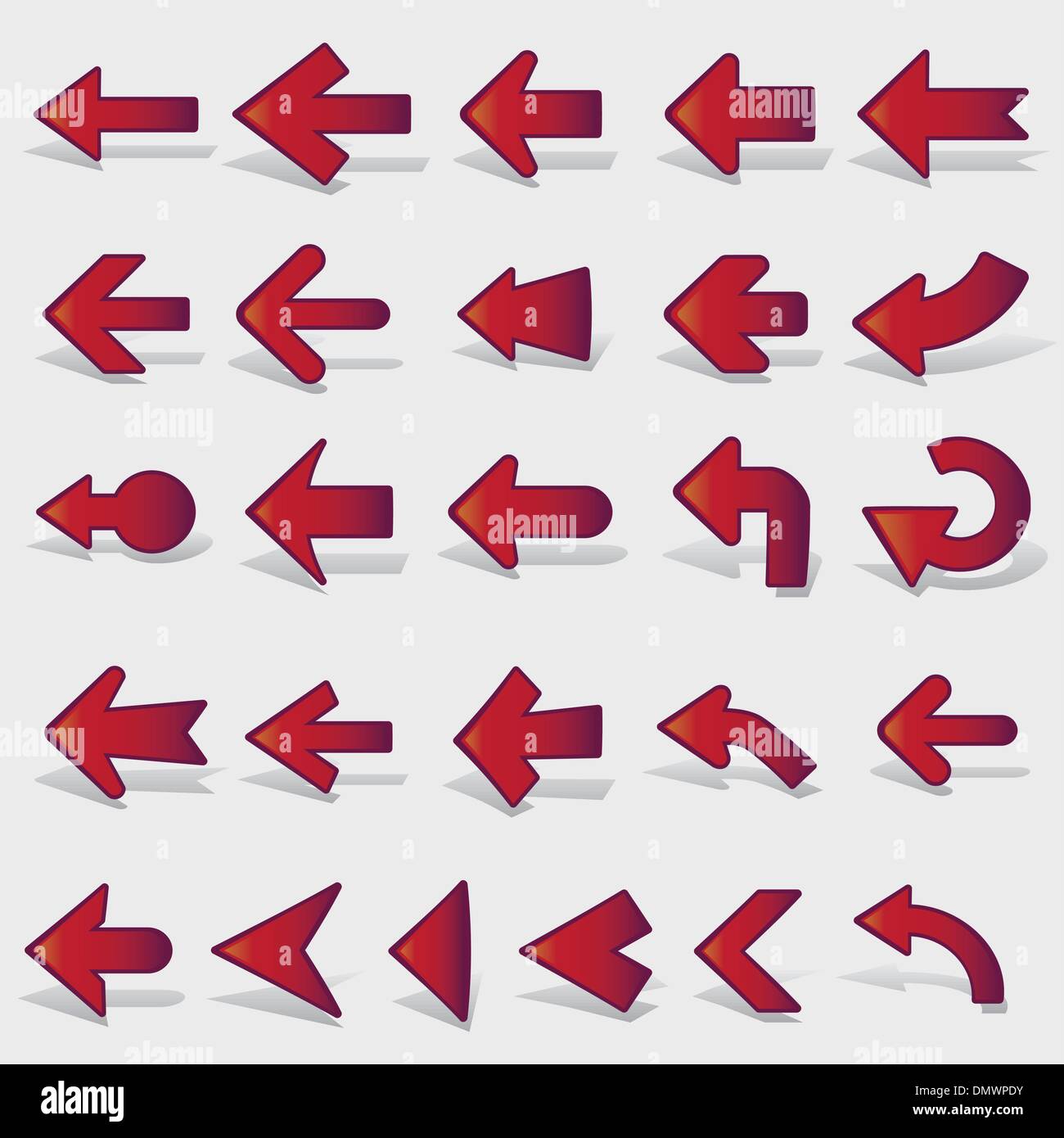 vector arrows set Stock Vector Image & Art - Alamy