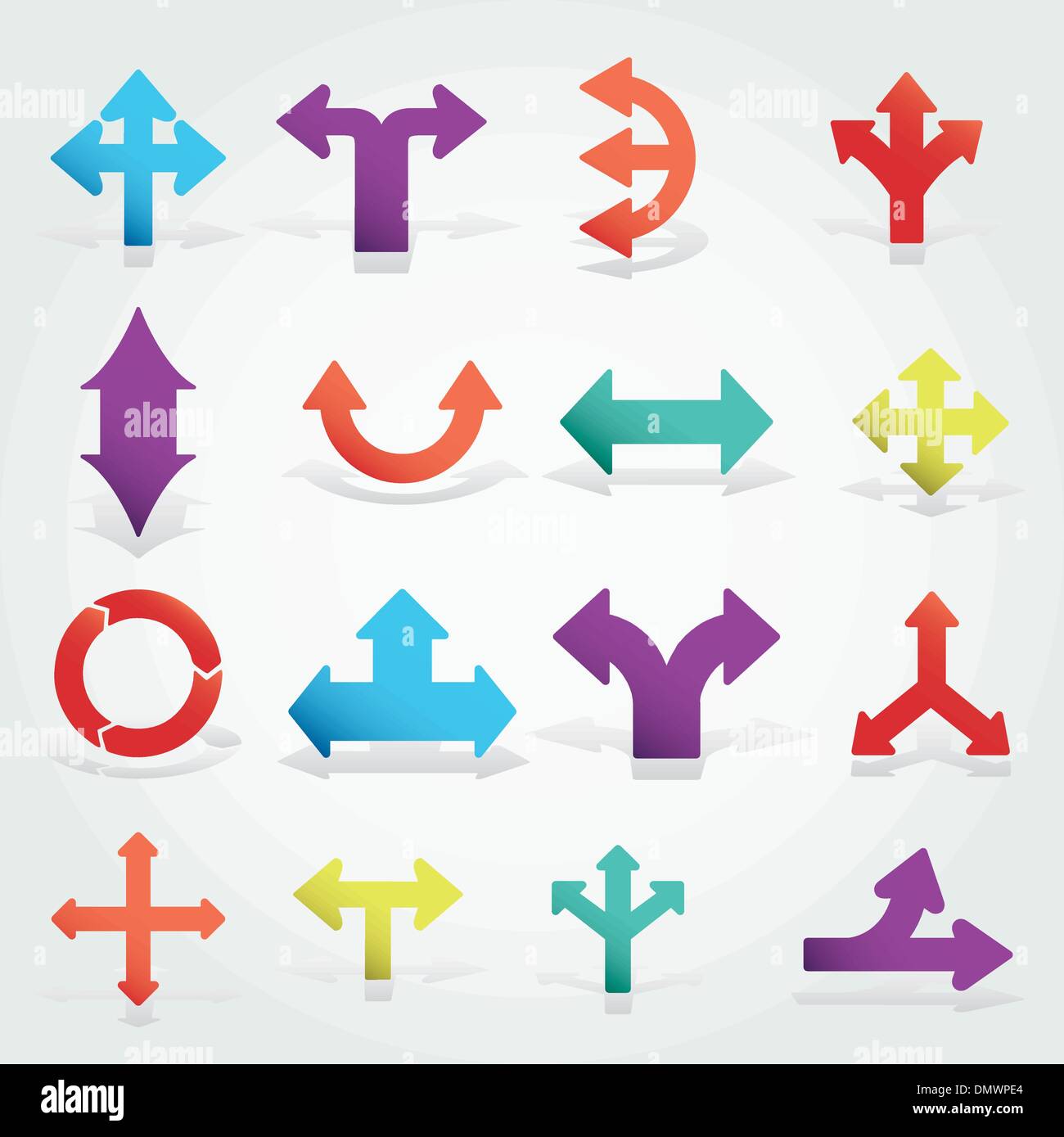 vector arrows set Stock Vector Image & Art - Alamy