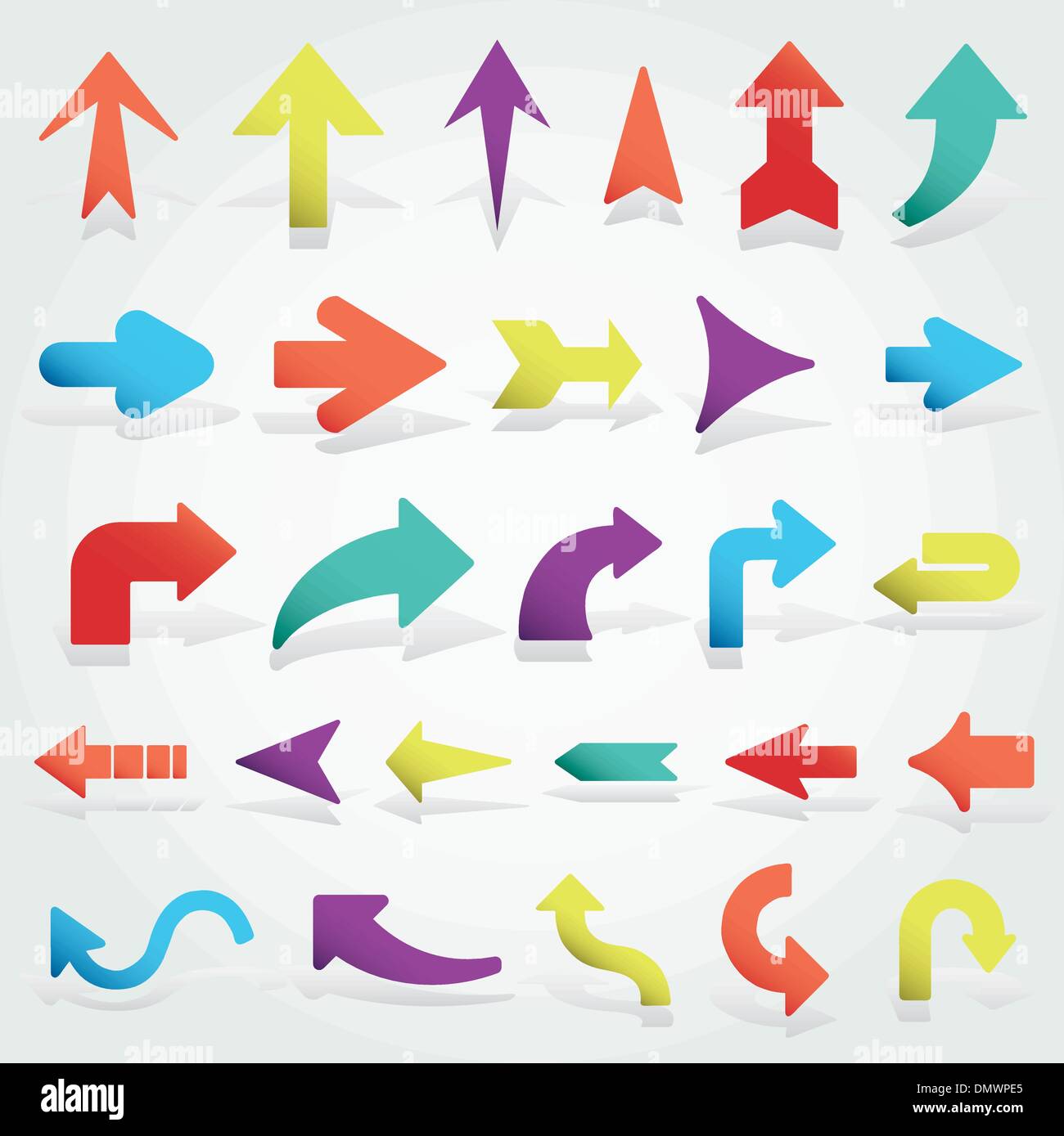 vector arrows set Stock Vector Image & Art - Alamy