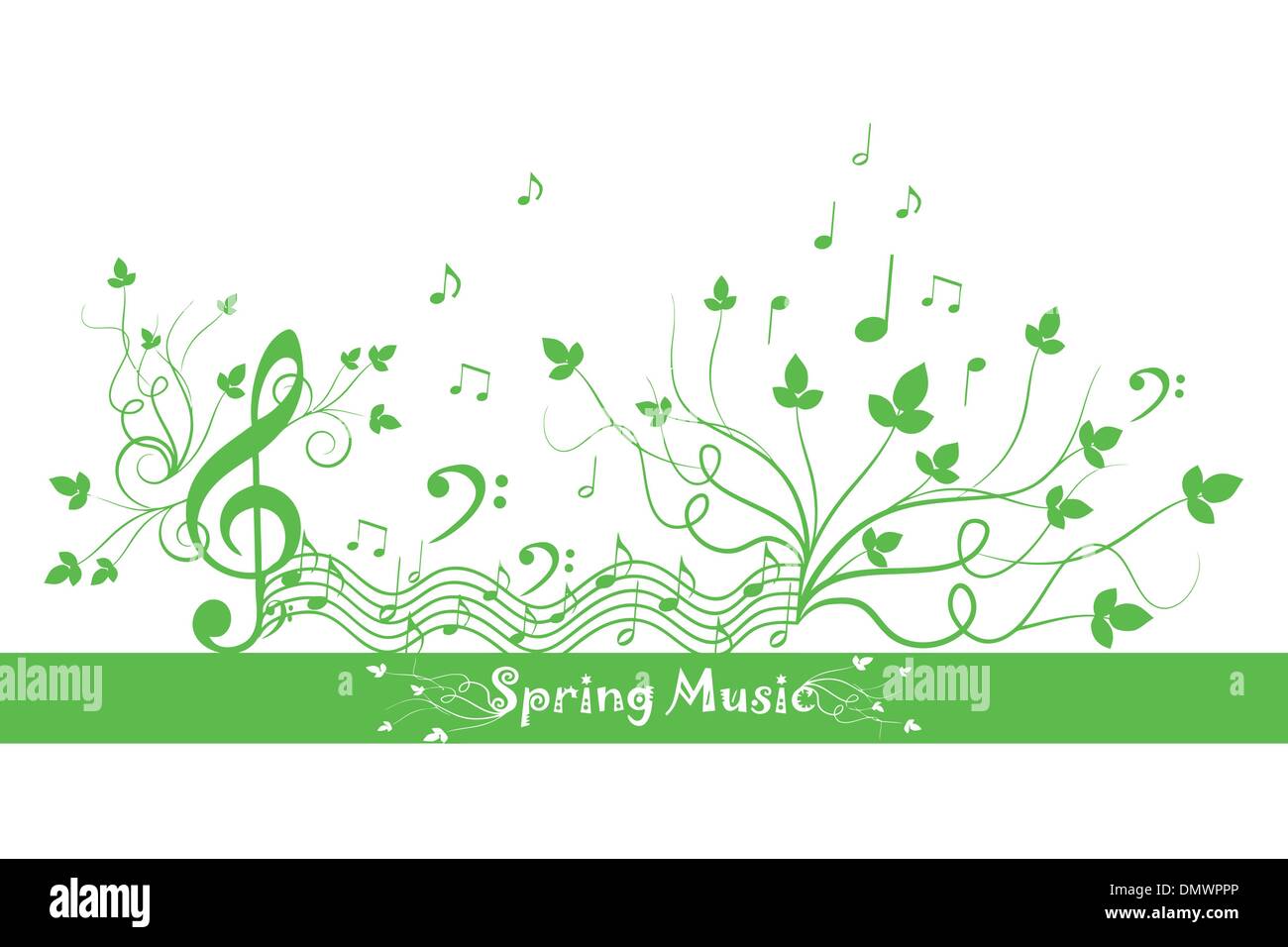 Spring floral backdrop Cut Out Stock Images & Pictures - Alamy