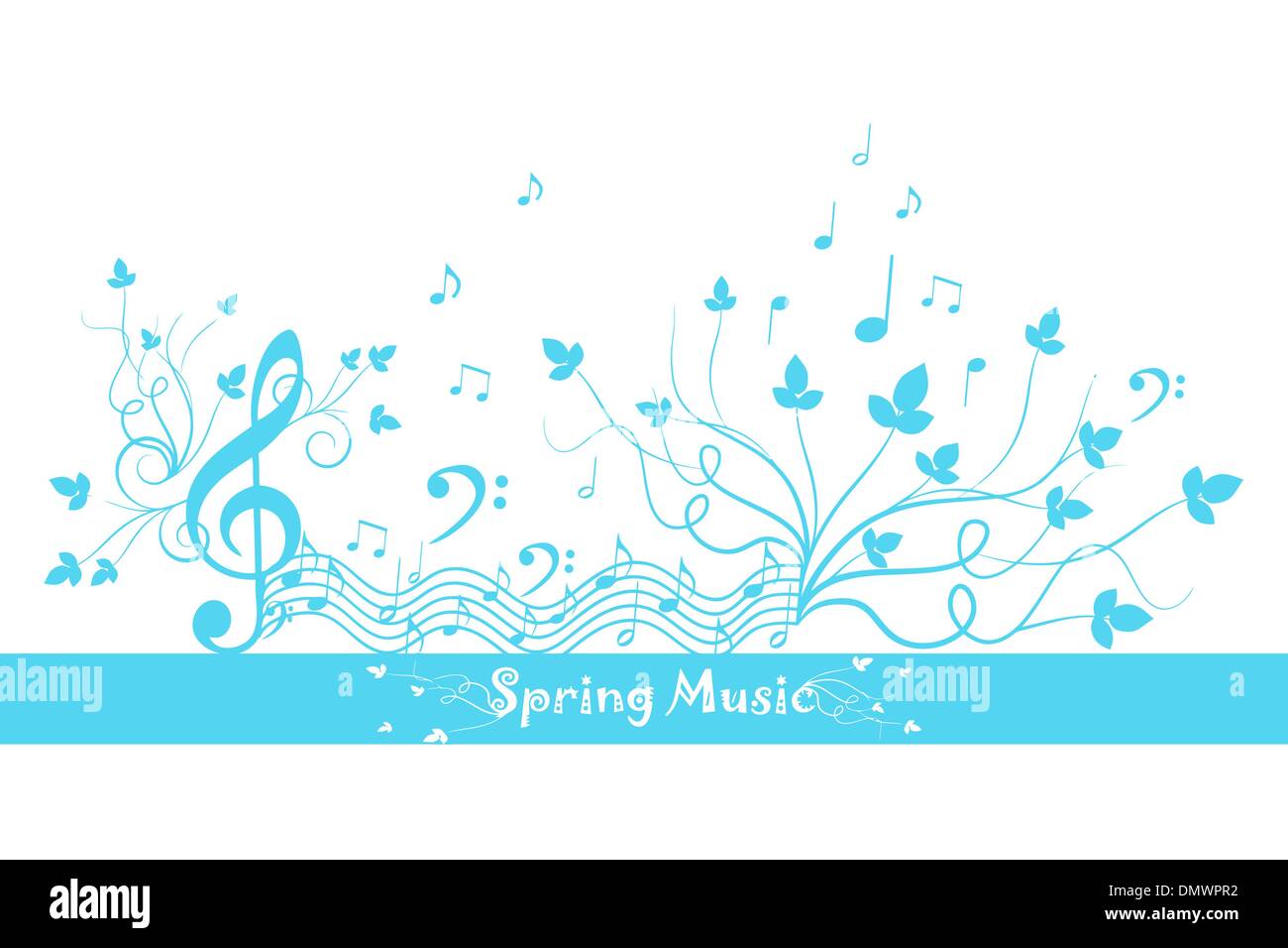 Spring floral backdrop Cut Out Stock Images & Pictures - Alamy