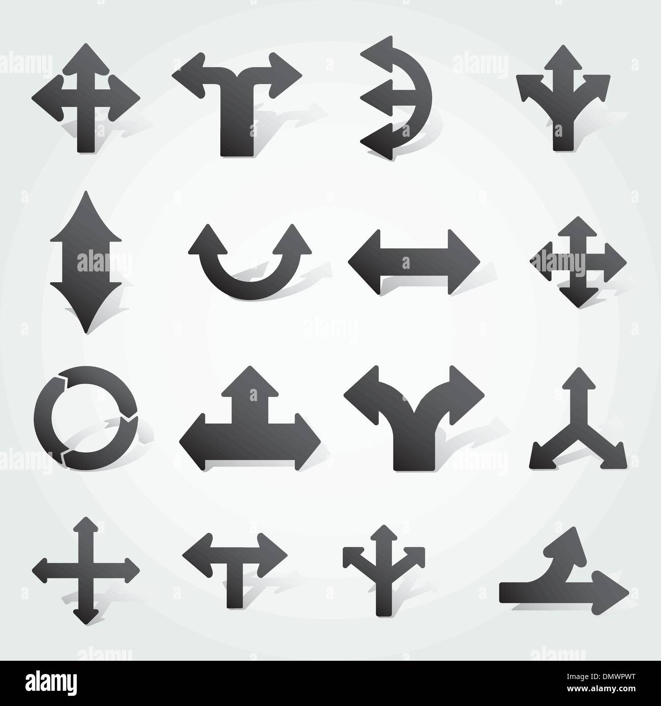 vector arrows set Stock Vector Image & Art - Alamy