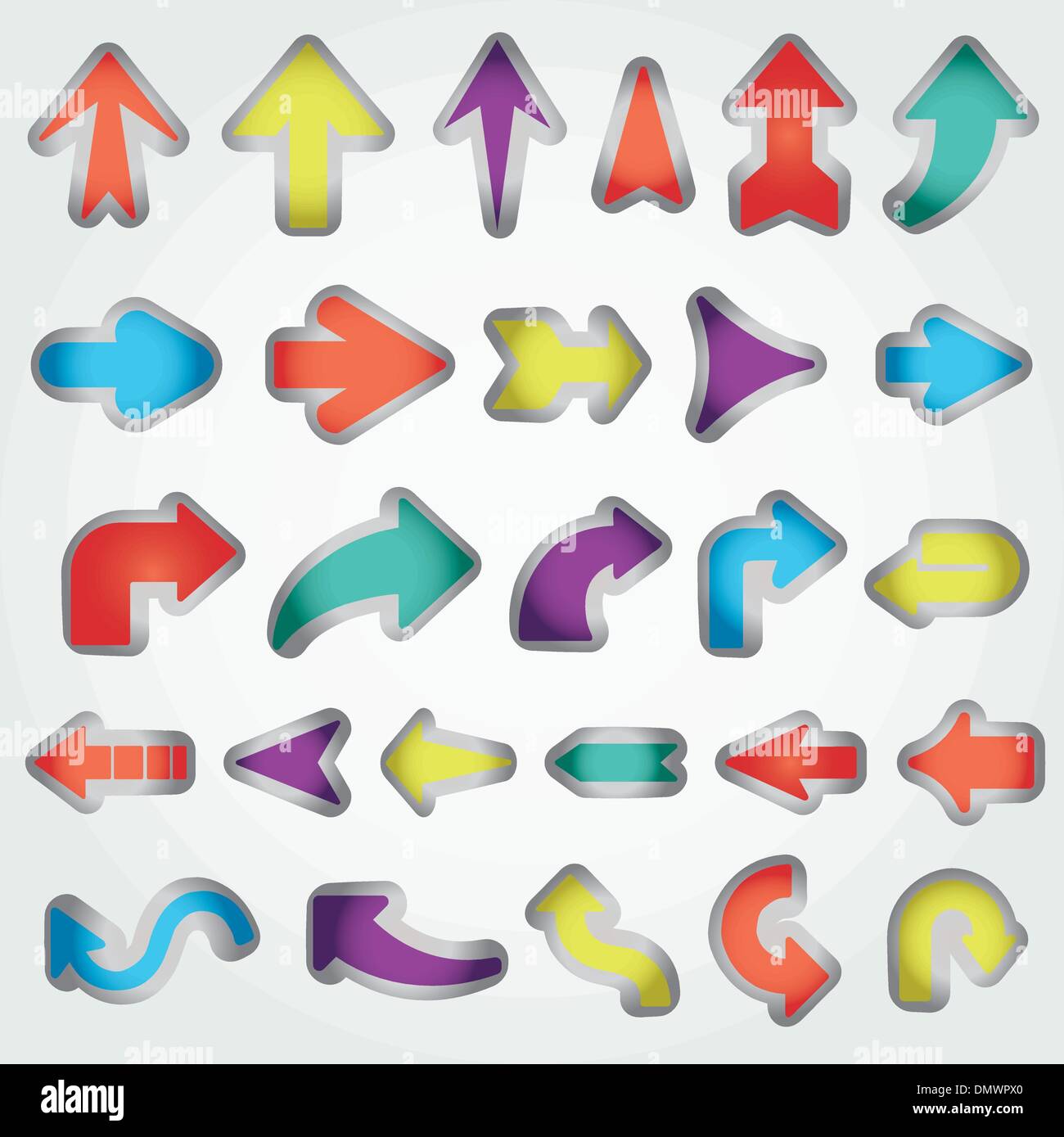 vector arrows set Stock Vector Image & Art - Alamy
