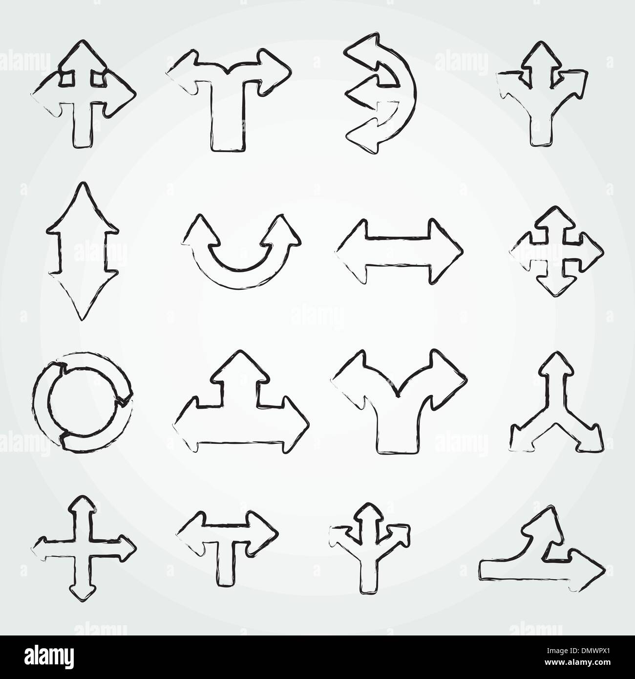 vector arrows set Stock Vector Image & Art - Alamy