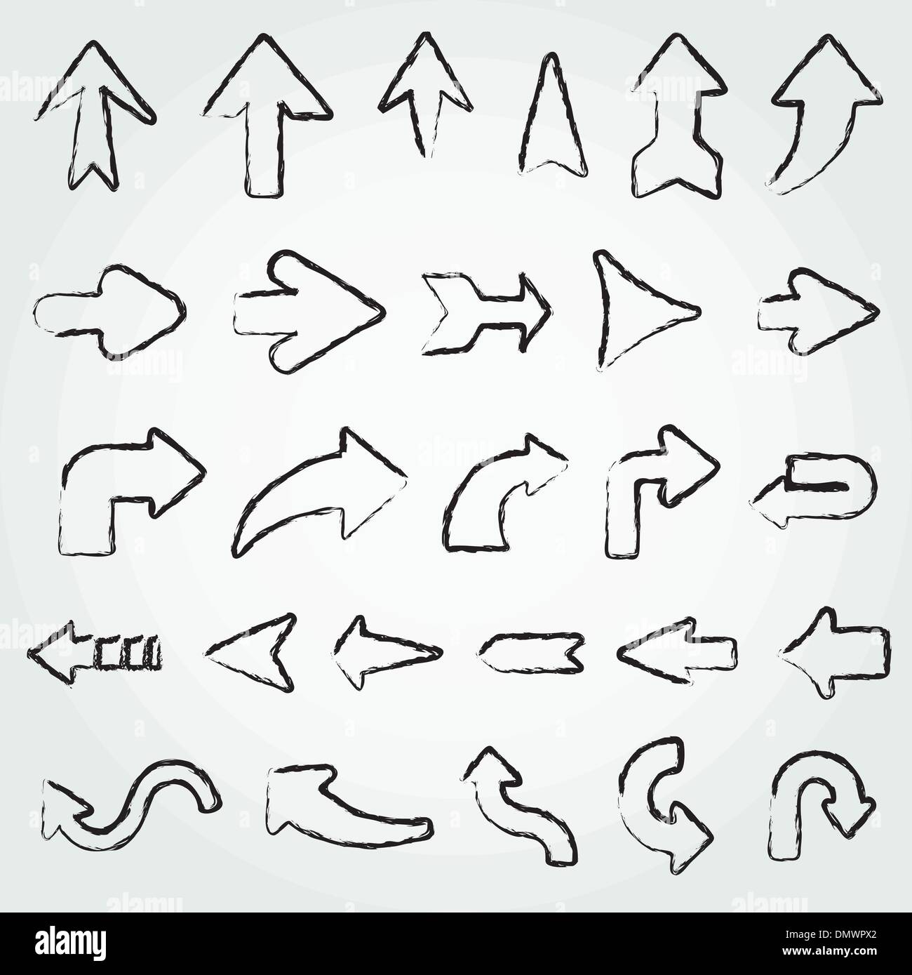 vector arrows set Stock Vector Image & Art - Alamy