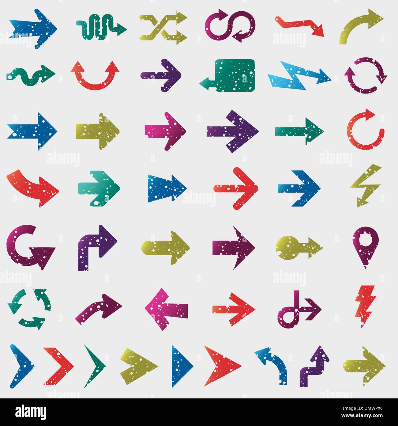 vector arrows set Stock Vector Image & Art - Alamy