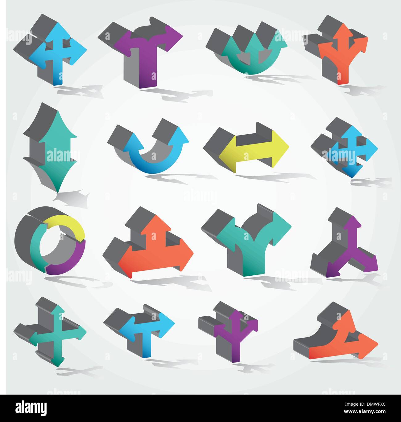 vector arrows set Stock Vector Image & Art - Alamy