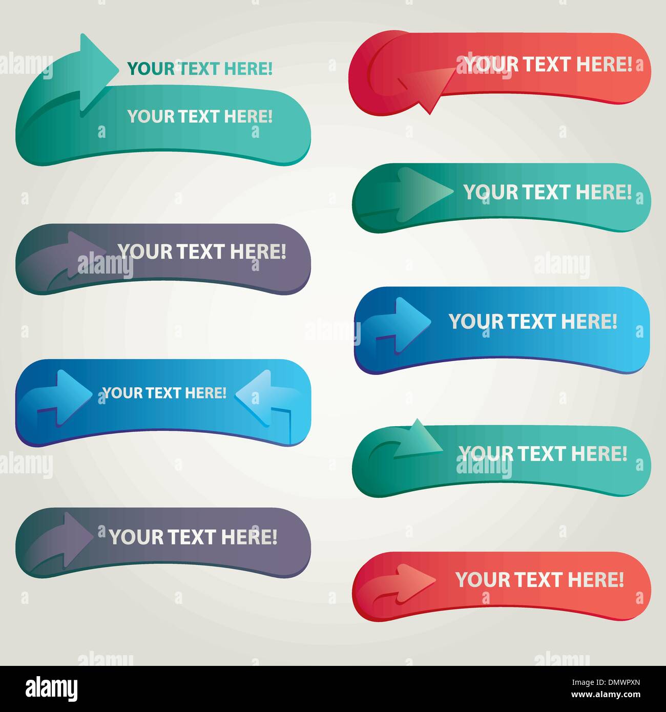 vector arrows set Stock Vector Image & Art - Alamy