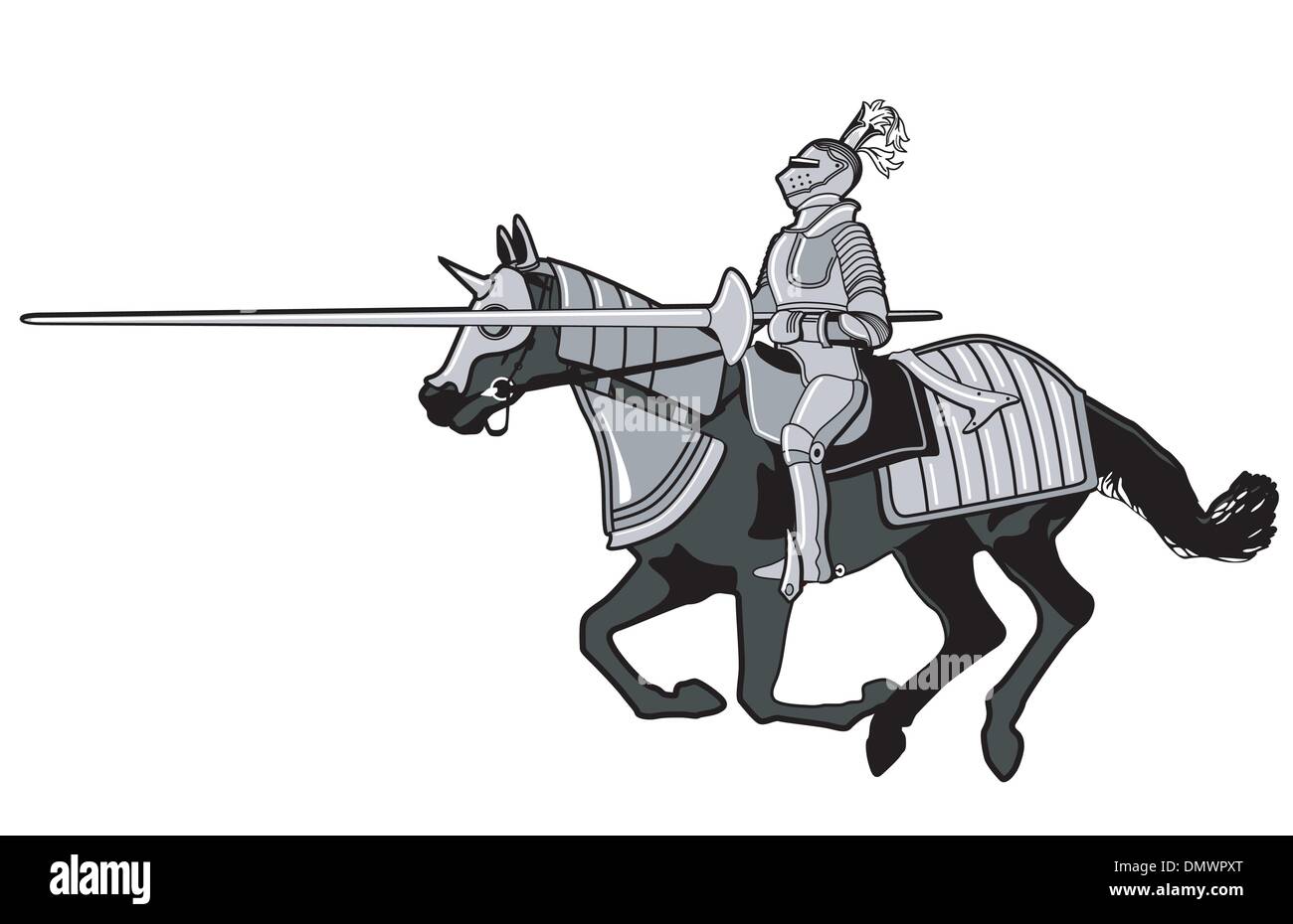 Castle knights Cut Out Stock Images & Pictures - Alamy