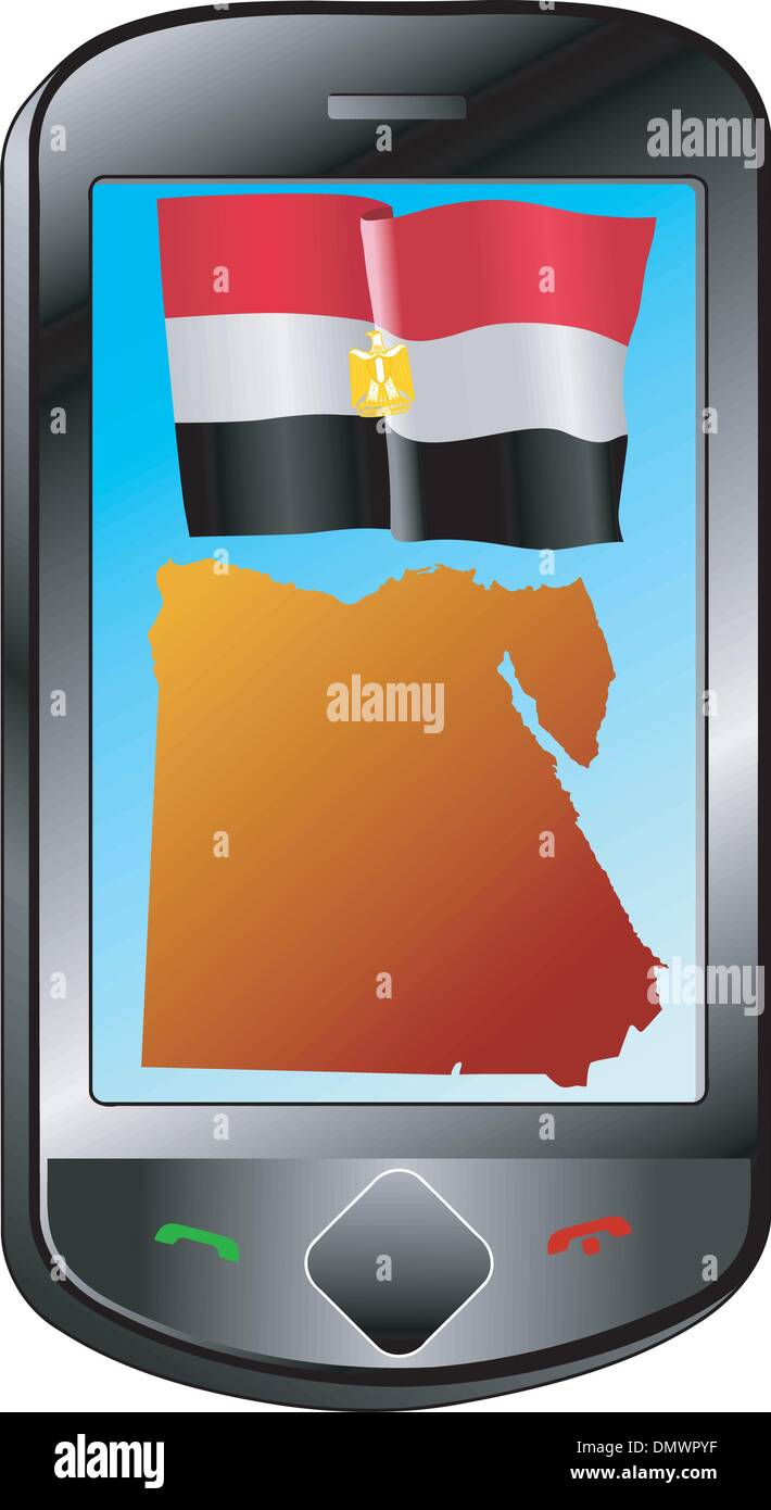 Phone map egypt hi-res stock photography and images - Alamy