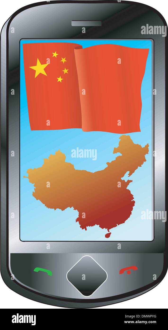 China display Stock Vector Images - Alamy