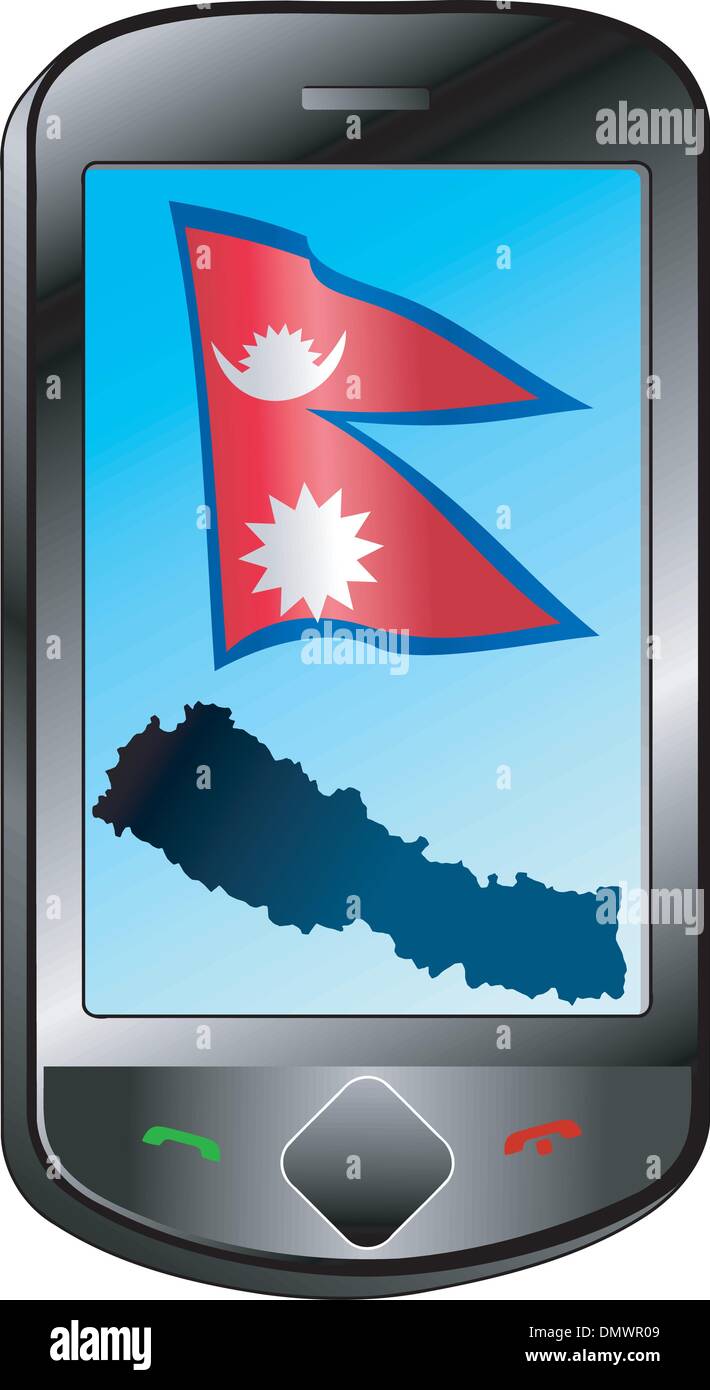 Nepal telephone Stock Vector Images - Alamy