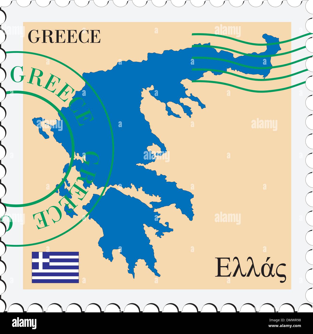 Greece border Stock Vector Images - Alamy