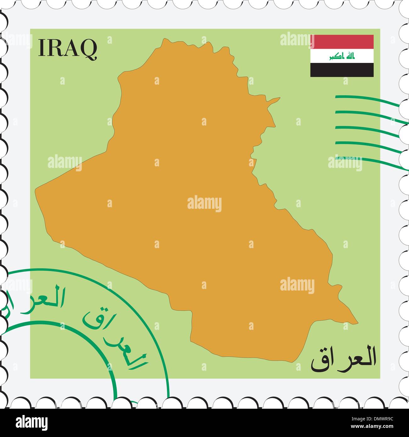 Abstract iraq map Stock Vector Images - Alamy