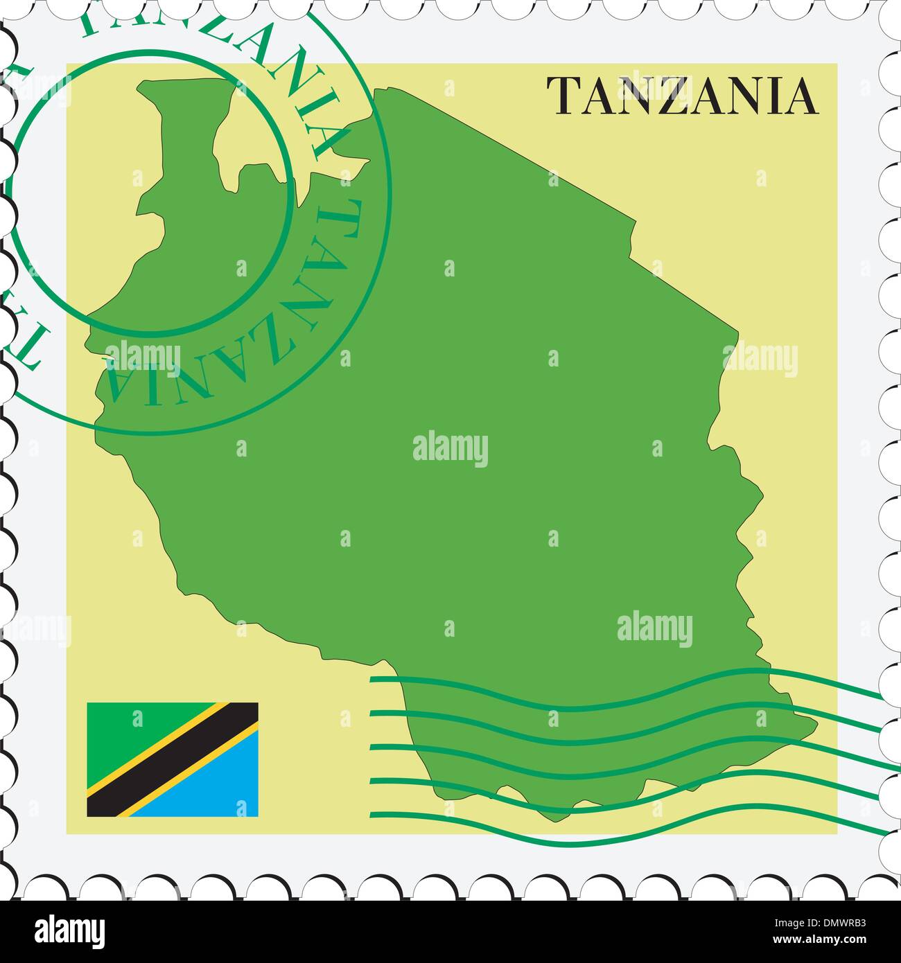 Tanzania map vector vectors hi-res stock photography and images - Alamy