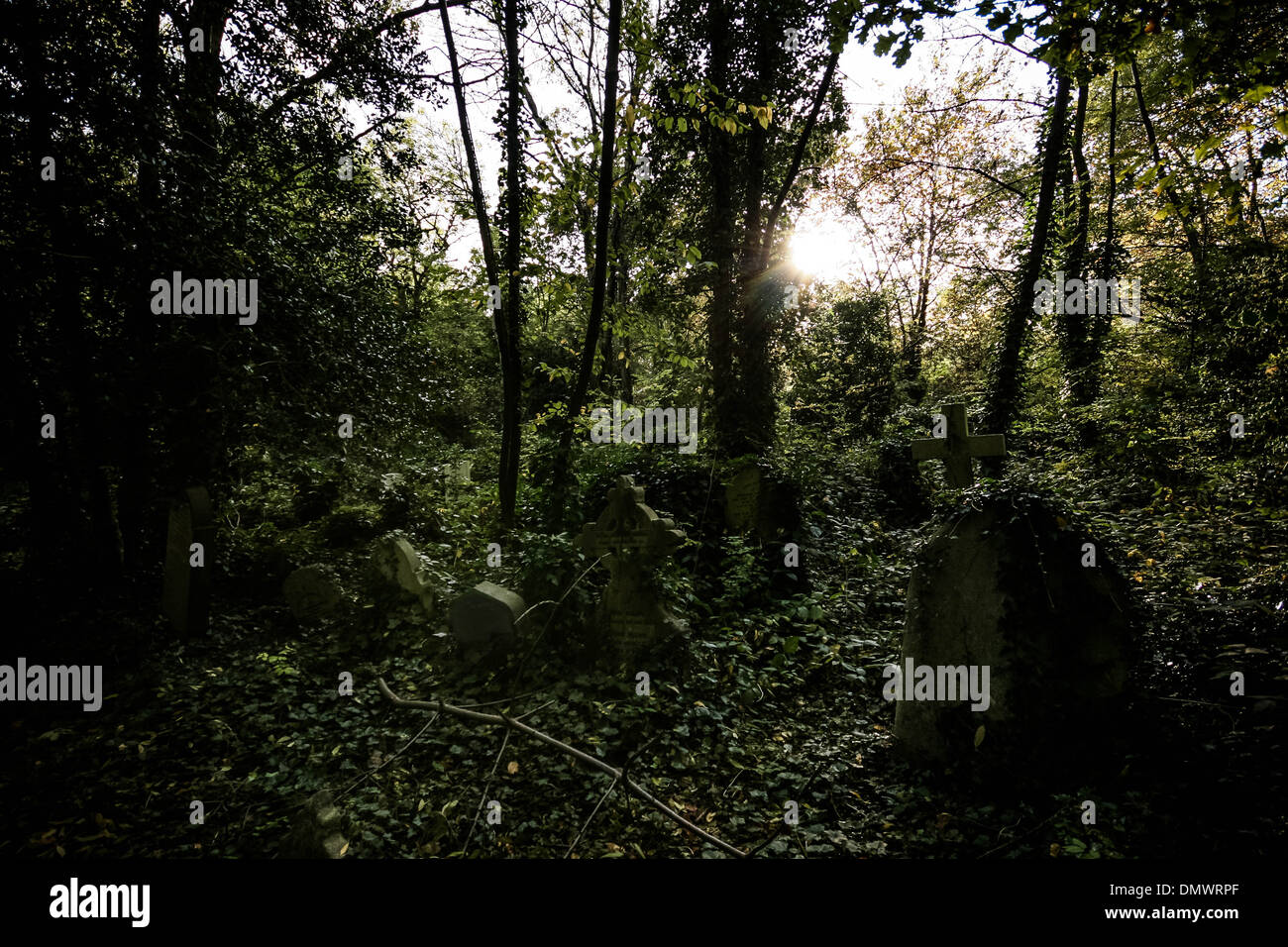 Highgate Cemetery (east) in north London, UK Stock Photo - Alamy