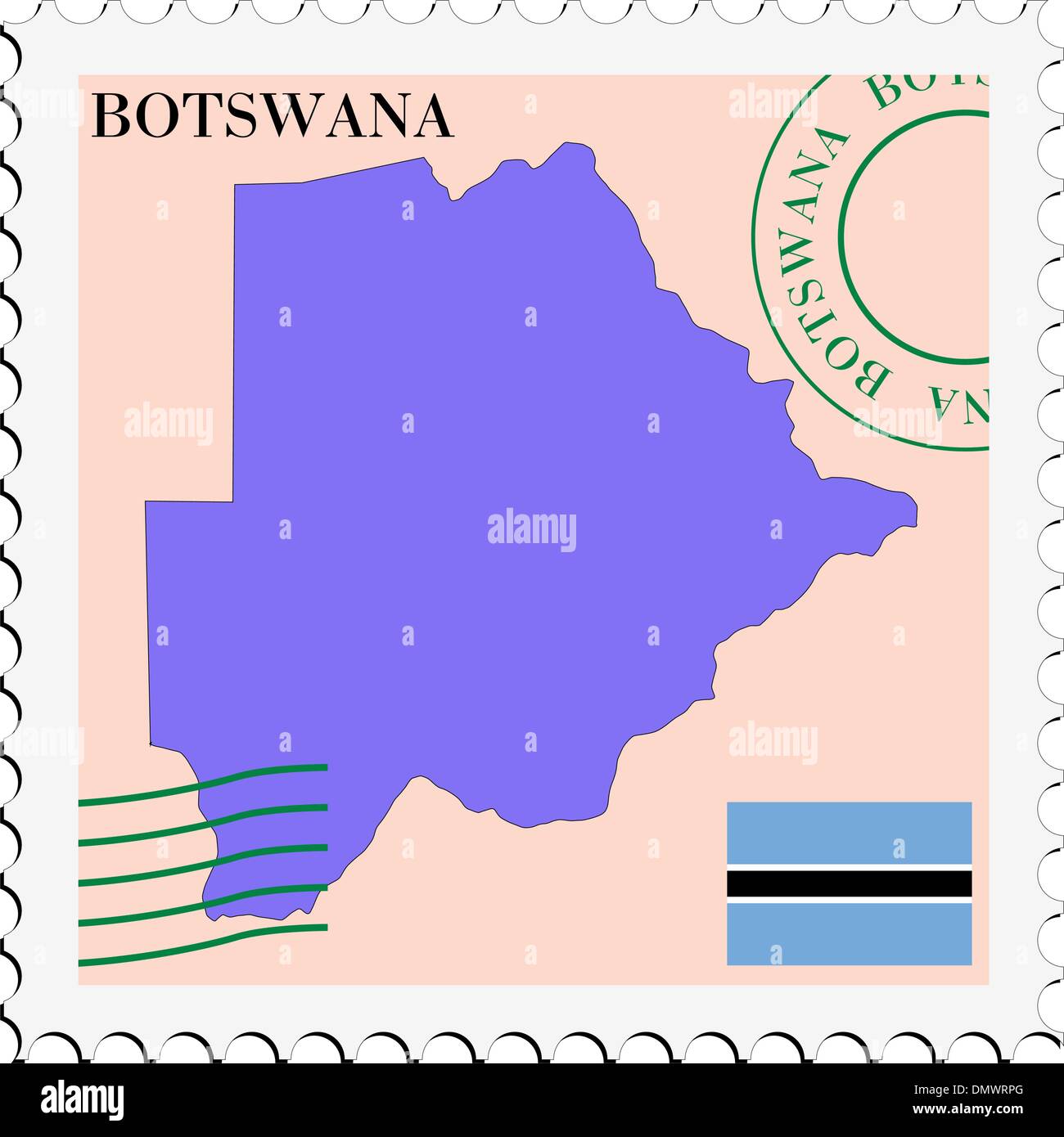 Botswana stamp hi-res stock photography and images - Alamy