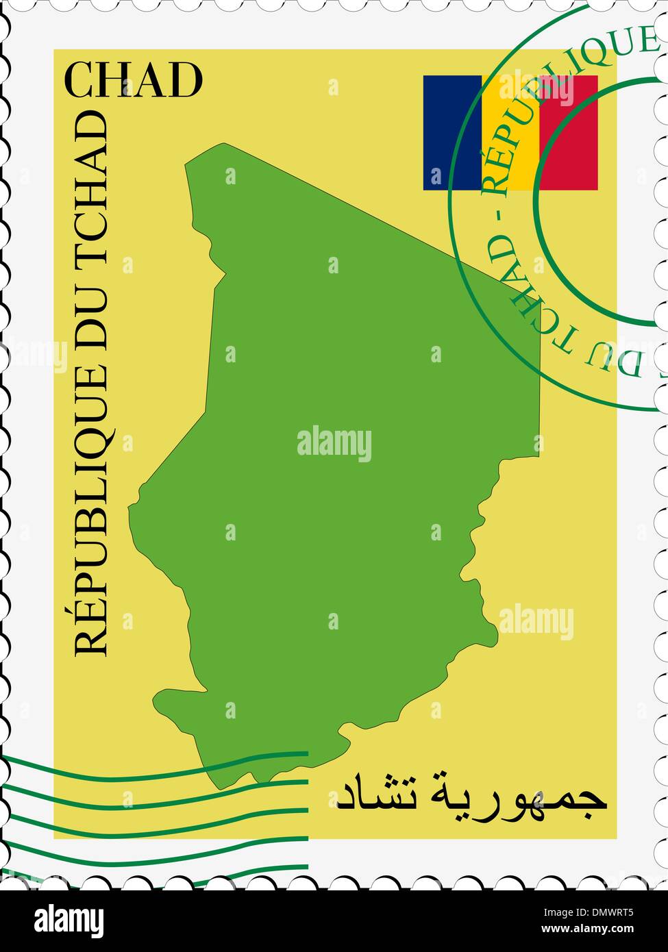 Chad paper Stock Vector Images - Alamy