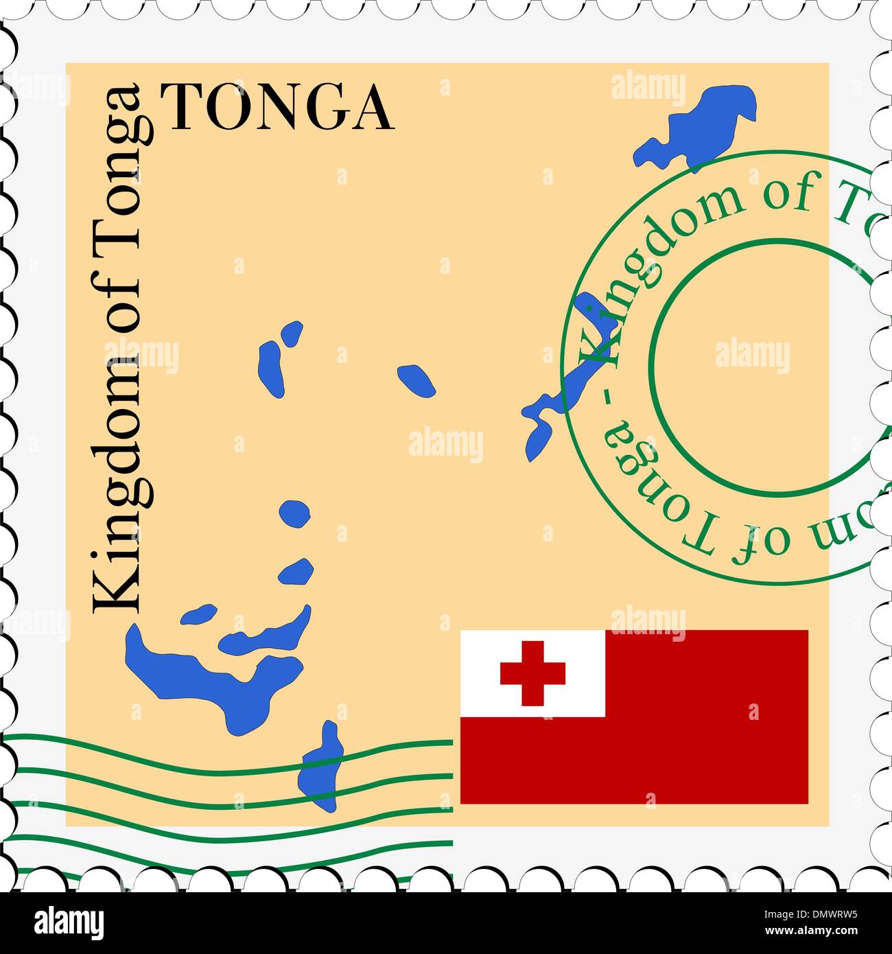 stamp of national topic Stock Vector Image & Art - Alamy