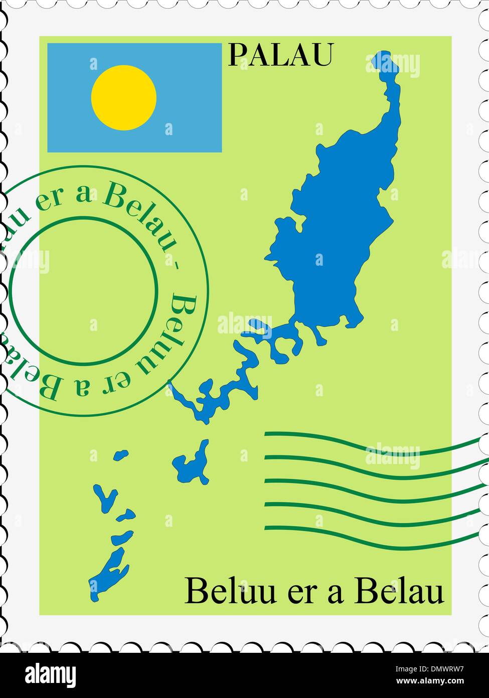 stamp of national topic Stock Vector Image & Art - Alamy