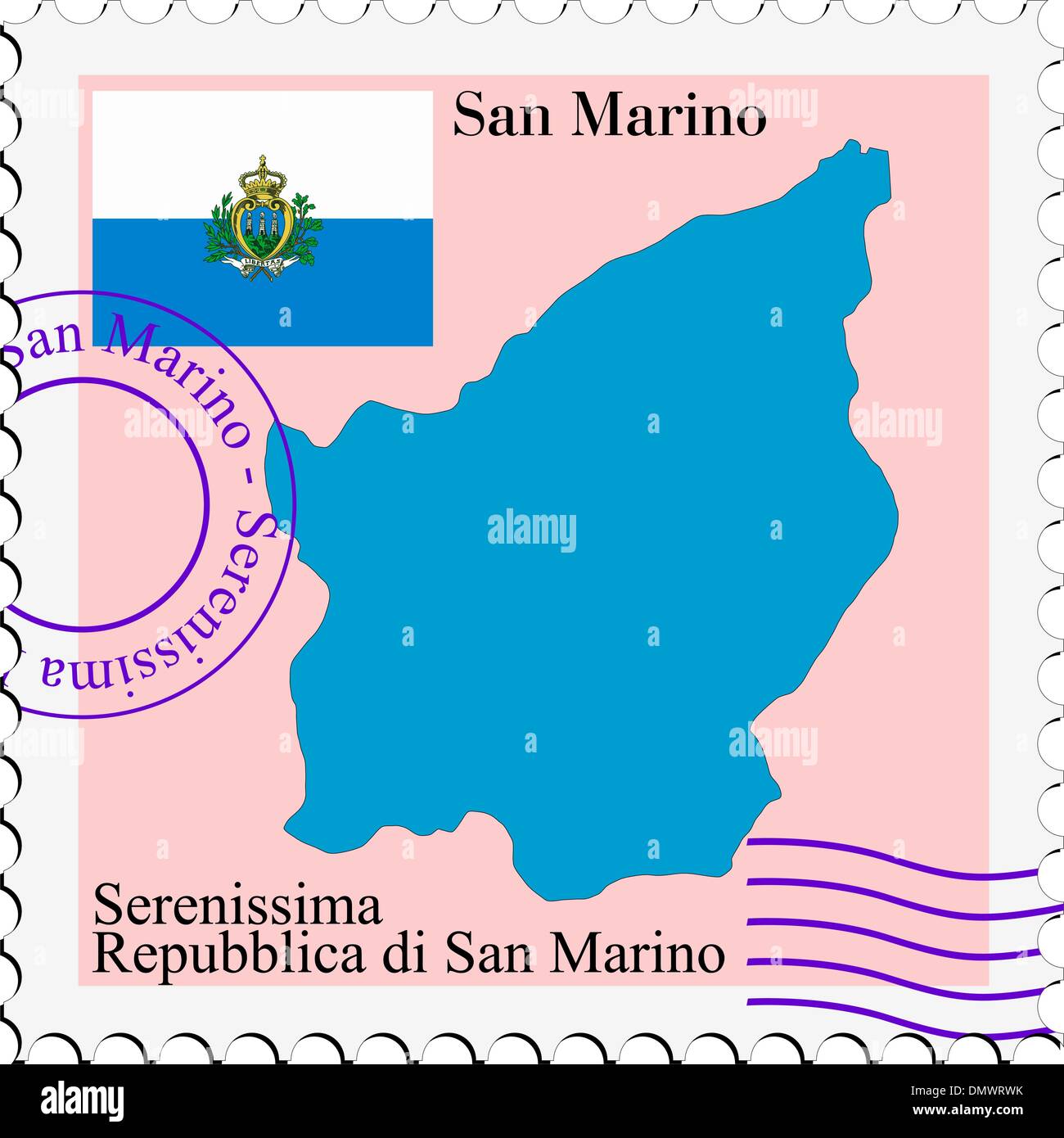 stamp of national topic Stock Vector Image & Art - Alamy