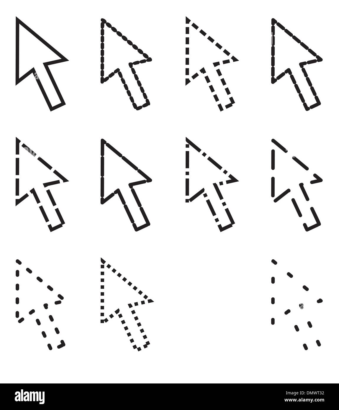 Curve arrow chart Black and White Stock Photos & Images - Alamy