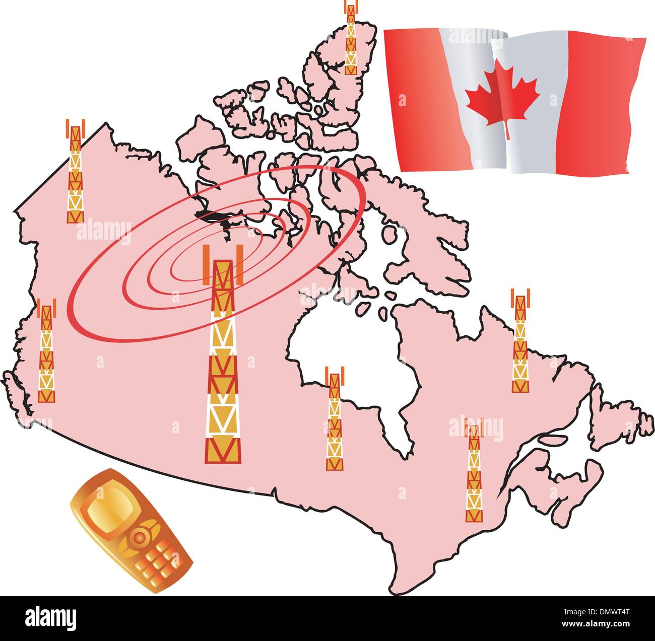 Canada network hi-res stock photography and images - Alamy